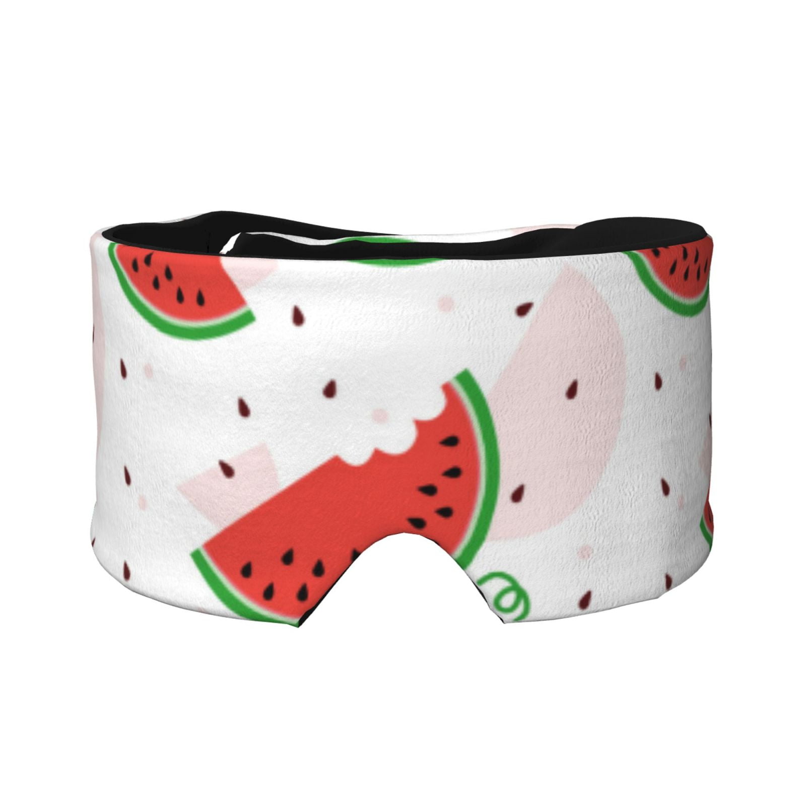 Easygdp Hand Drawn Watermelon Sleep Mask - Eye Mask for Sleeping, Full ...