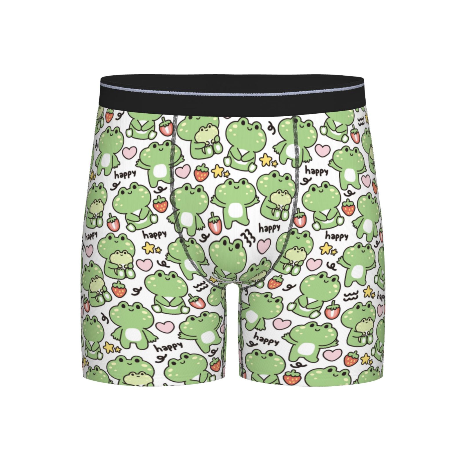 Easygdp Happy Frogs Men's Boxer Briefs Men’s Underwear Boxer Briefs for ...