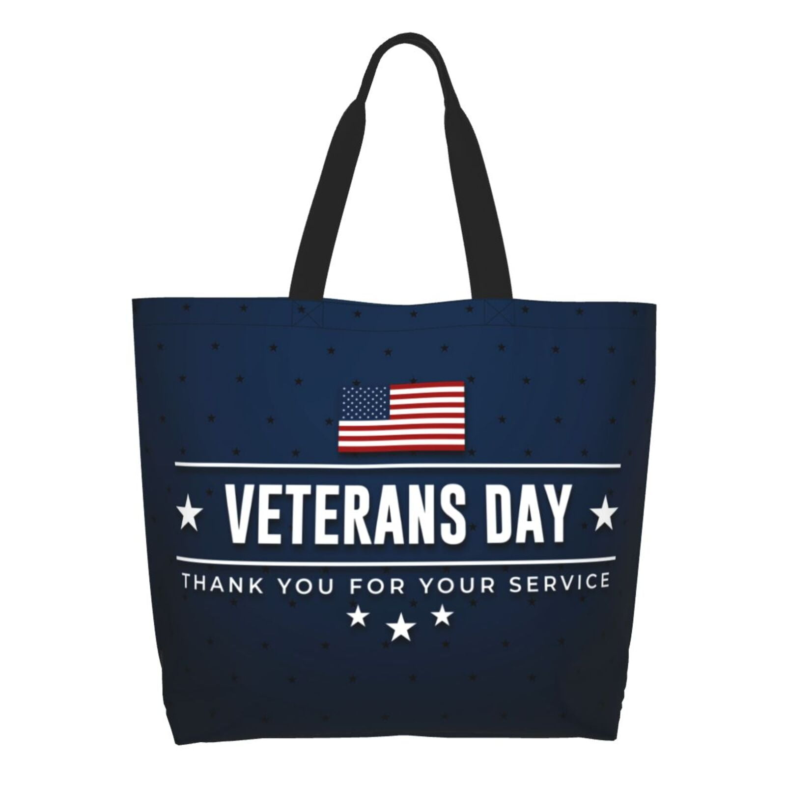 Easygdp Happy Veterans Day Tote Bags for Women,Women Travel Shoulder ...