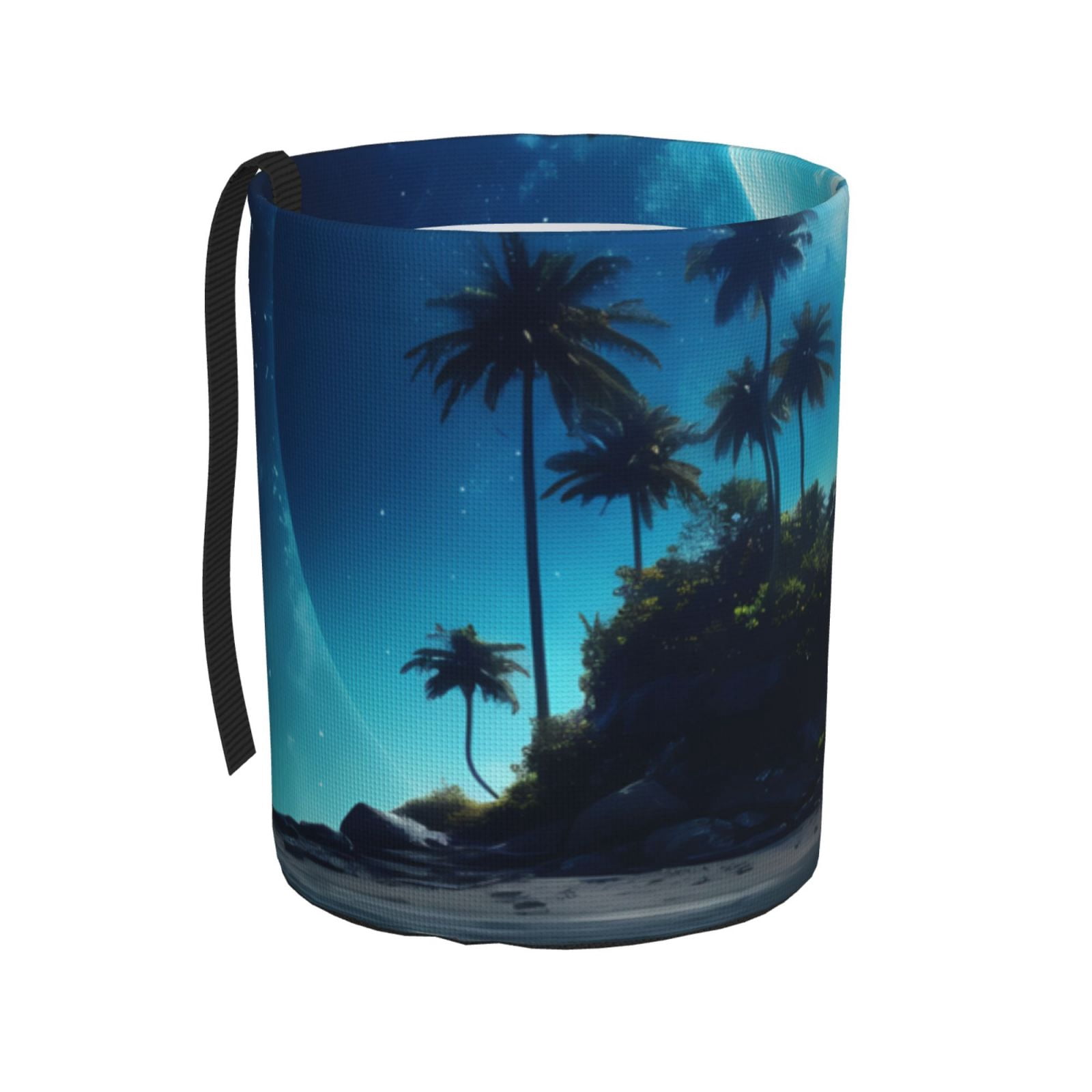 Easygdp Hawaiian Beach Pirate Moon Car Trash Can Garbage Car ...