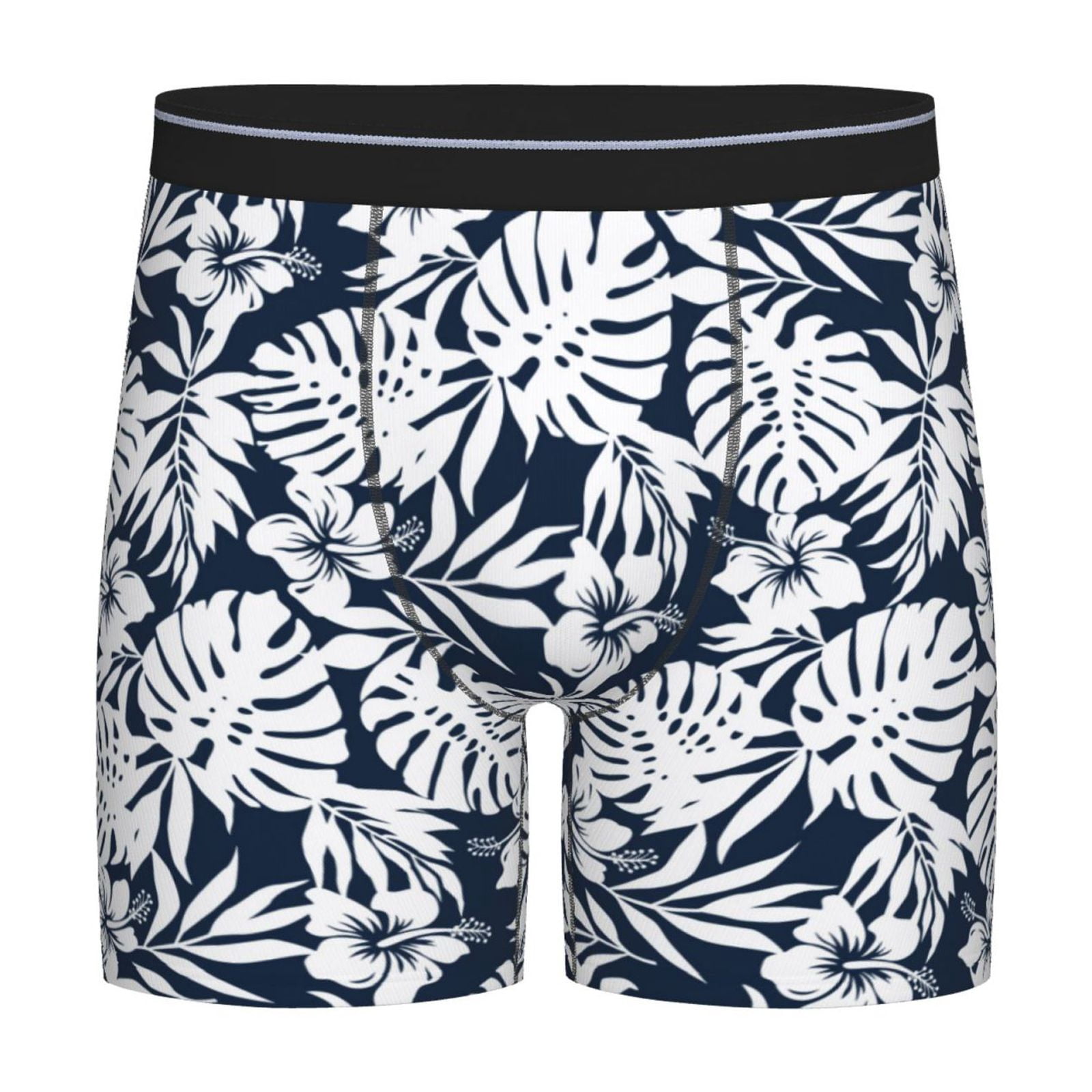 Easygdp Hawaiian Style Men's Boxer Briefs Men’s Underwear Boxer Briefs ...