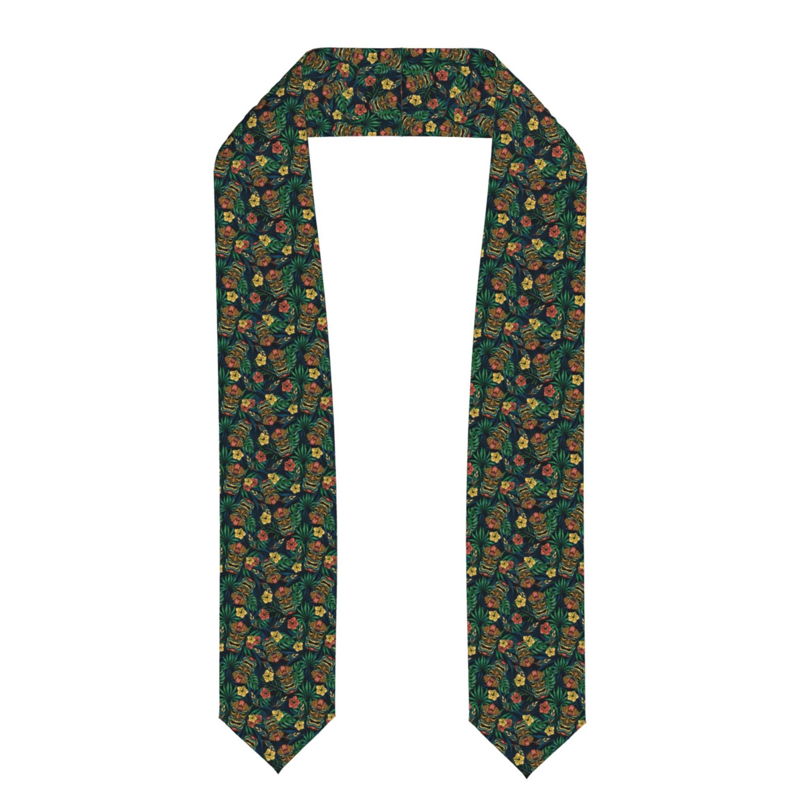 Easygdp Hawaiian Tribal Mask Unisex Adult Graduation Stole Shawl 36 ...