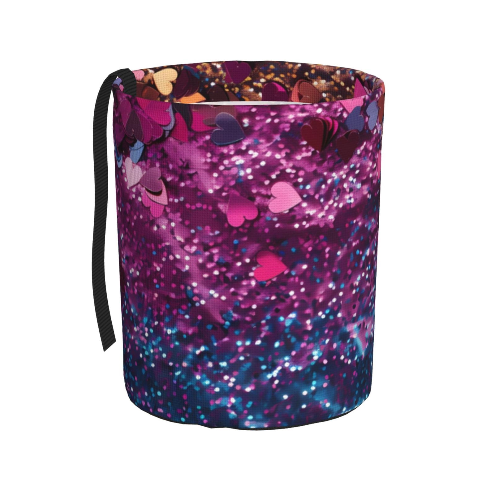 Easygdp Heart Confetti on Glitter Car Trash Can Garbage Car Accessories ...