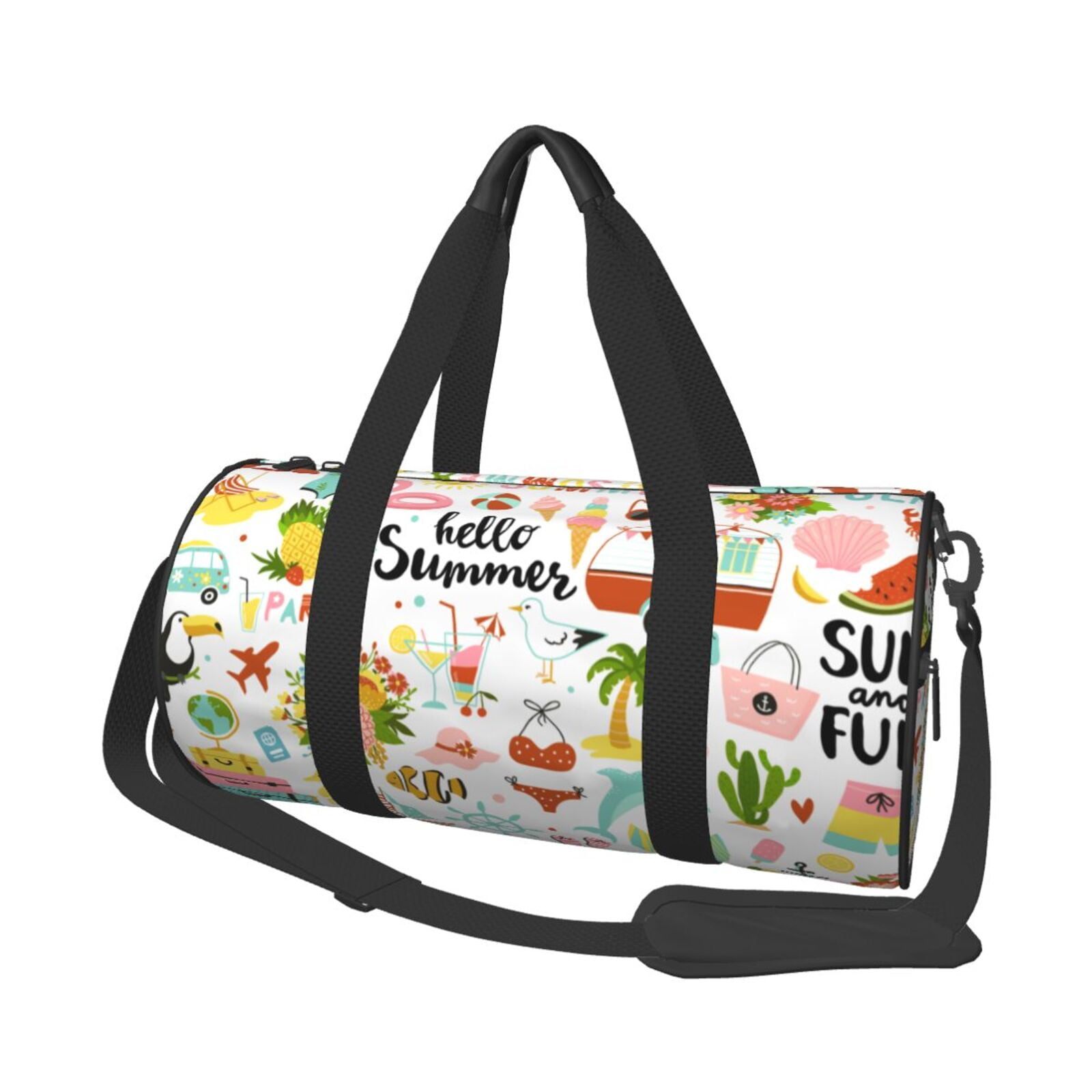 Easygdp Hello Summer Travel Bag, Camping, Weekend, Carry On Overnight ...