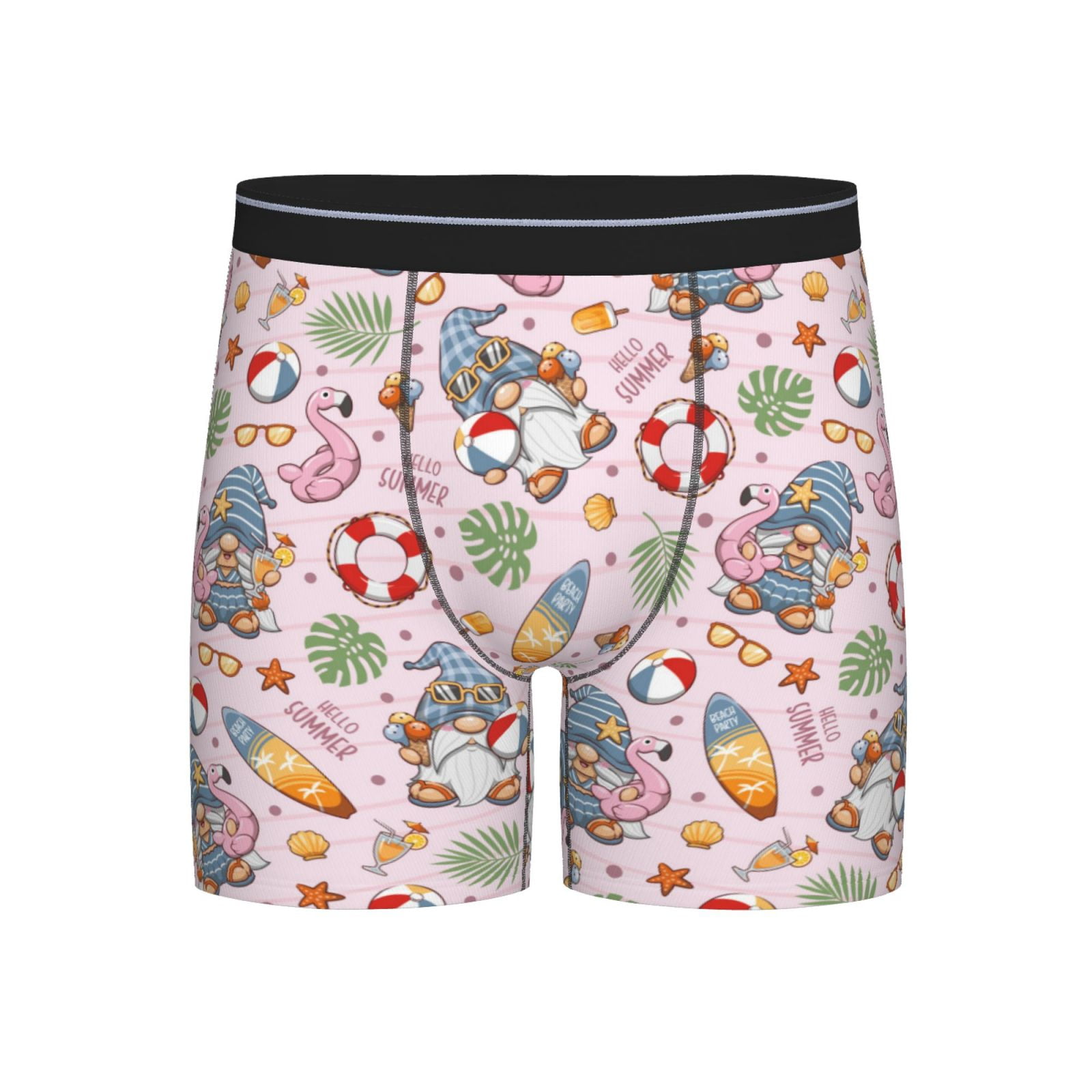 Easygdp Hello Summer With Gnome Men's Boxer Briefs Men’s Underwear ...