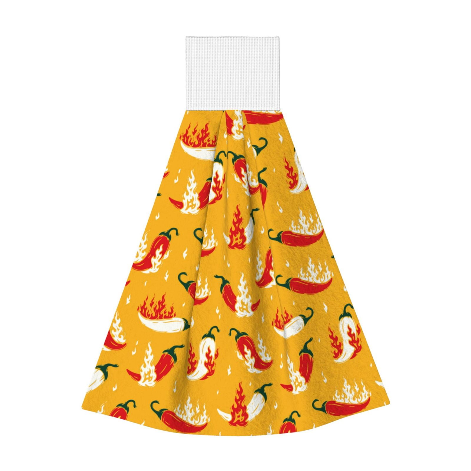 Easygdp Hot Chilli Kitchen Hand Towels Hanging Tie Towels Fast Drying ...