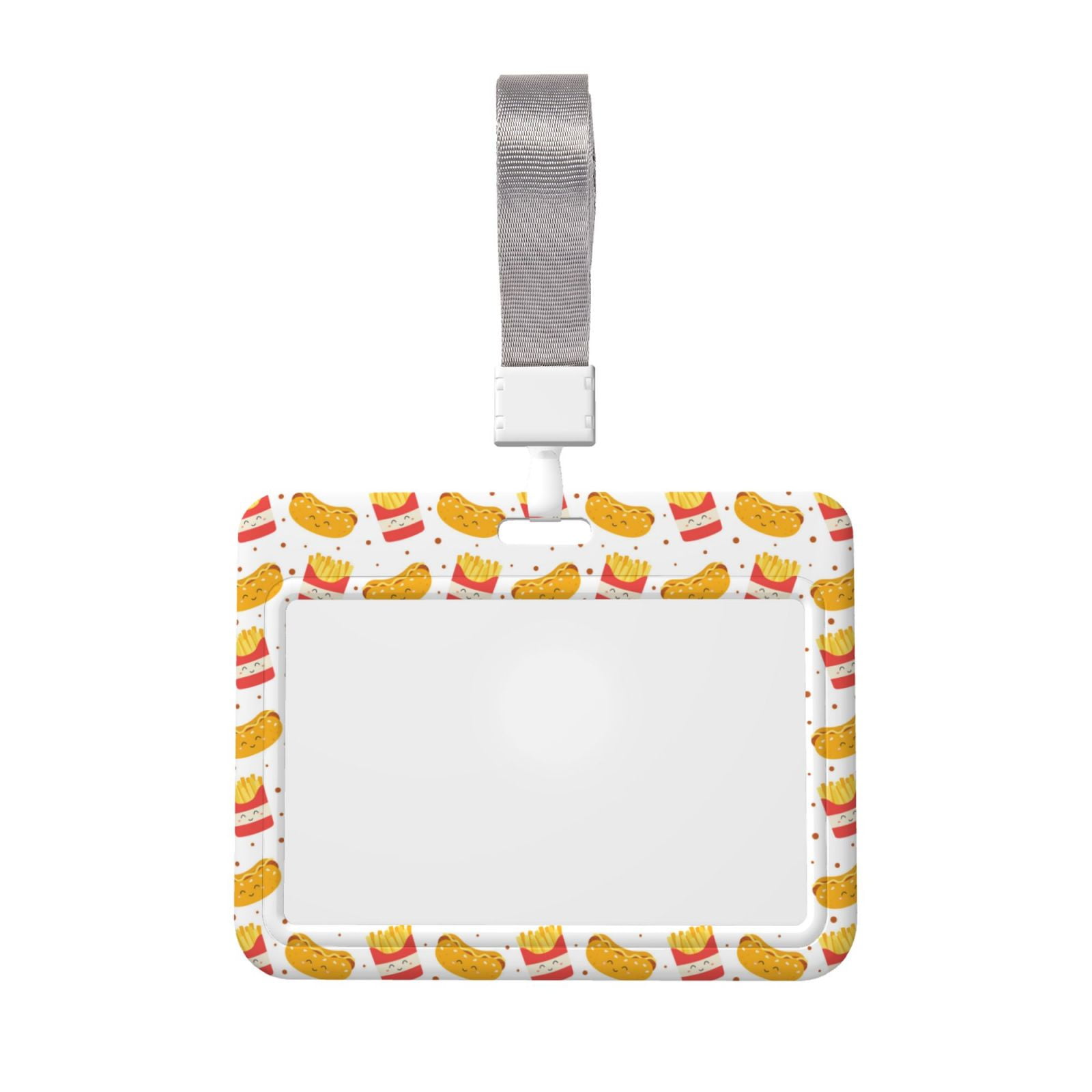Easygdp Hot Dog Card Badge Holder Work Badge Sleeve for Office, School ...