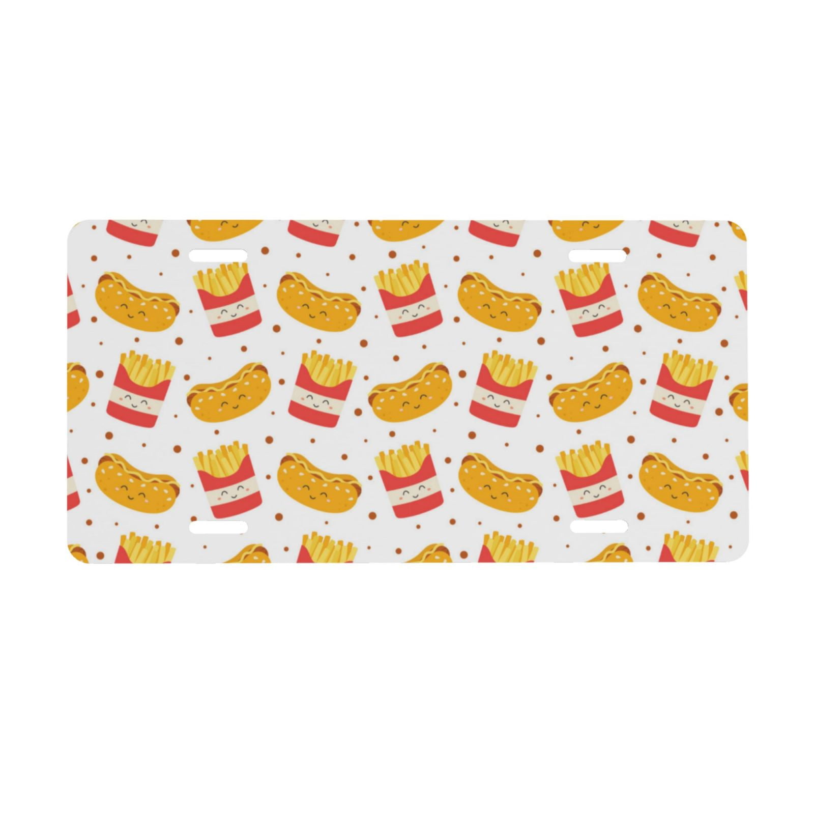 Easygdp Hot Dog License Plate Car Front License Plate Car Decoration ...