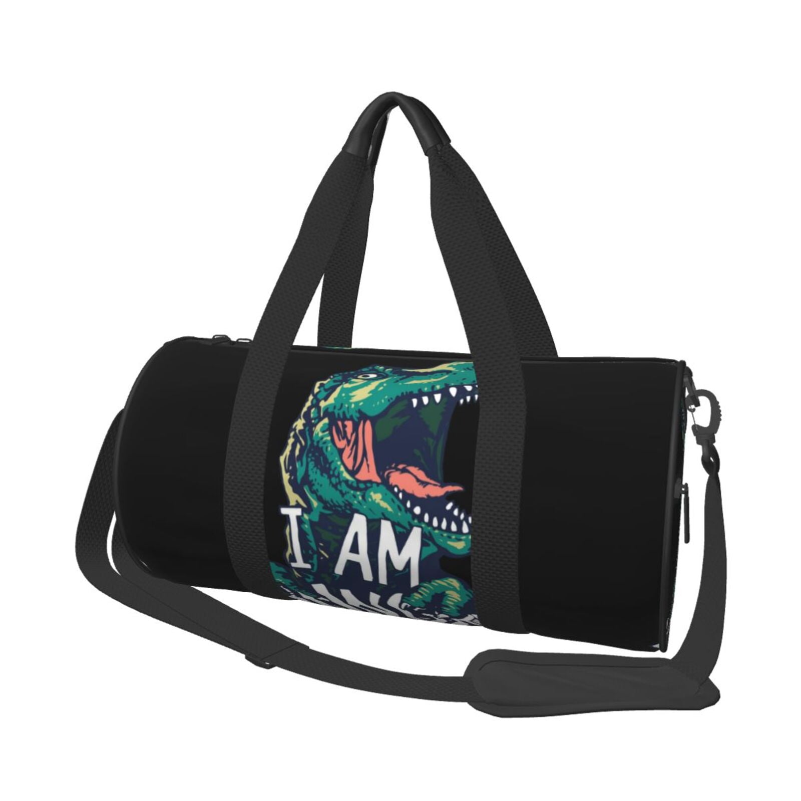 Easygdp Hungry Tyrannosaurus Travel Duffle Bag,Carry on Bag Travel Bags ...