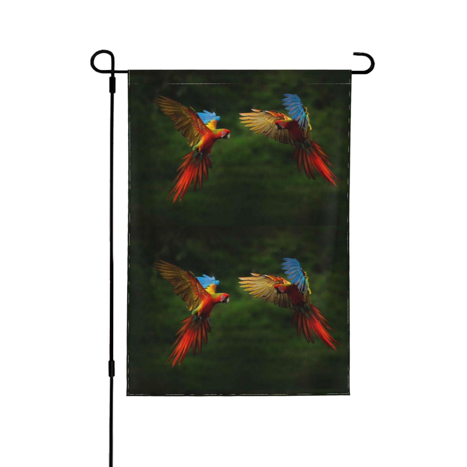 Easygdp Hybrid Parrot in the Forest Garden Flag Yard Flag Welcome Flag ...
