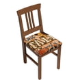 Easygdp I Love Fall Most Of All Square Chair Cushion Cover Stretch ...