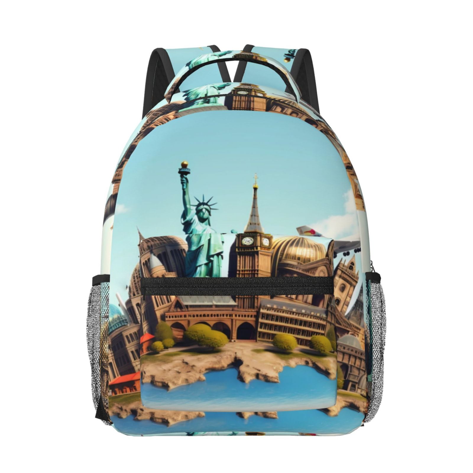 Easygdp Iconic Global Landmarks Womens Thong Underwear,Seamless ...