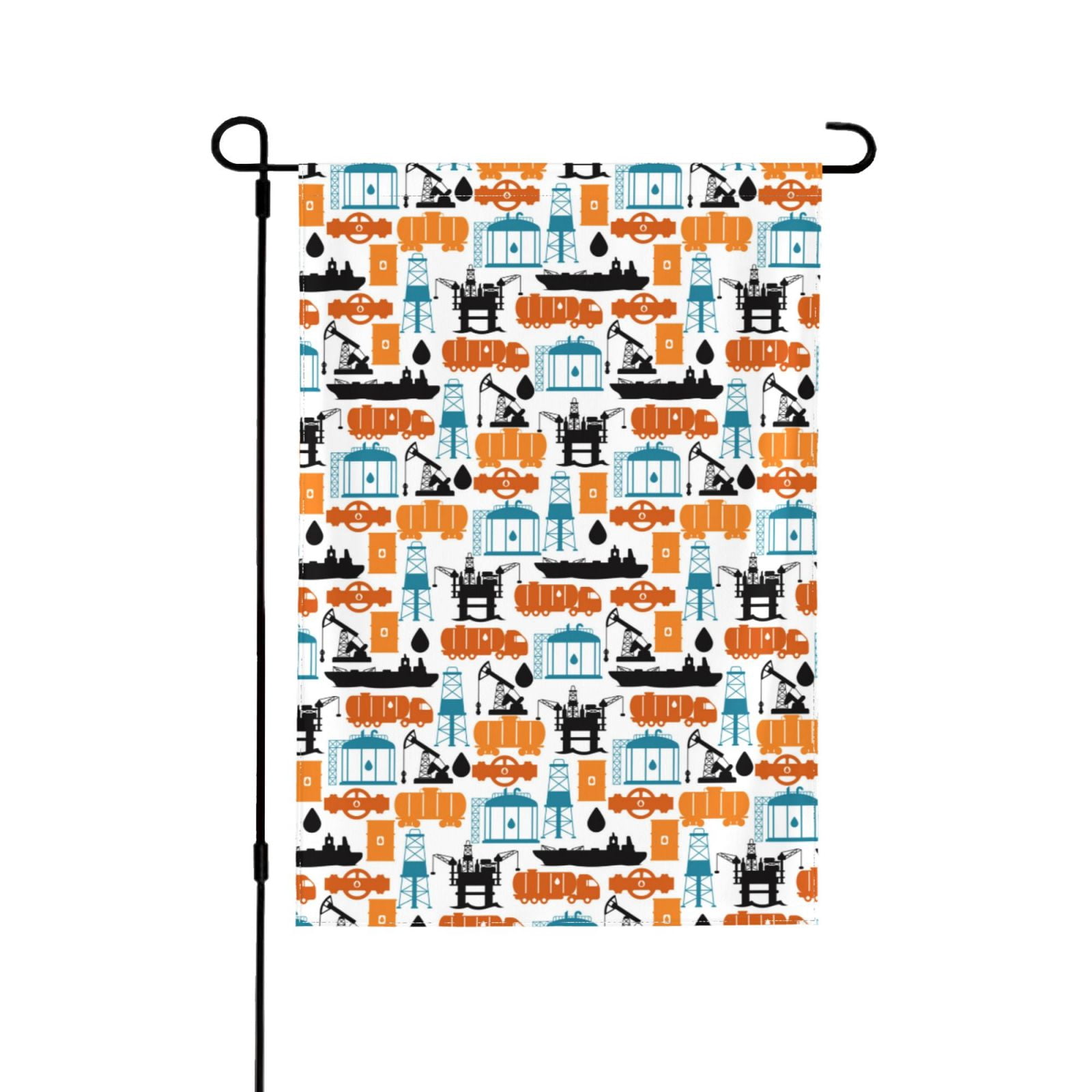 Easygdp Industrial Transportations Garden Flag Yard Flag Welcome Flag ...
