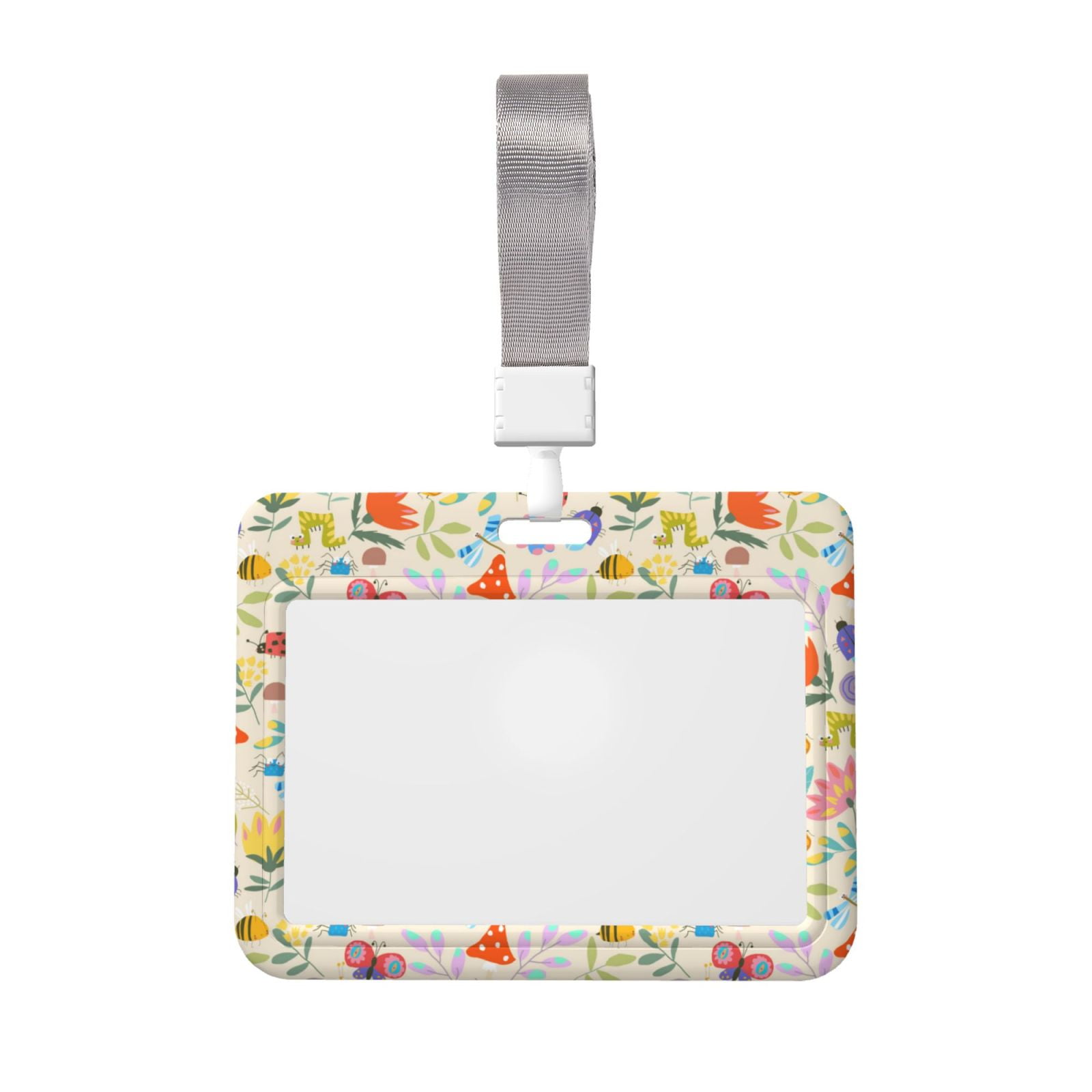 Easygdp Insects In Plants Card Badge Holder Work Badge Sleeve for ...