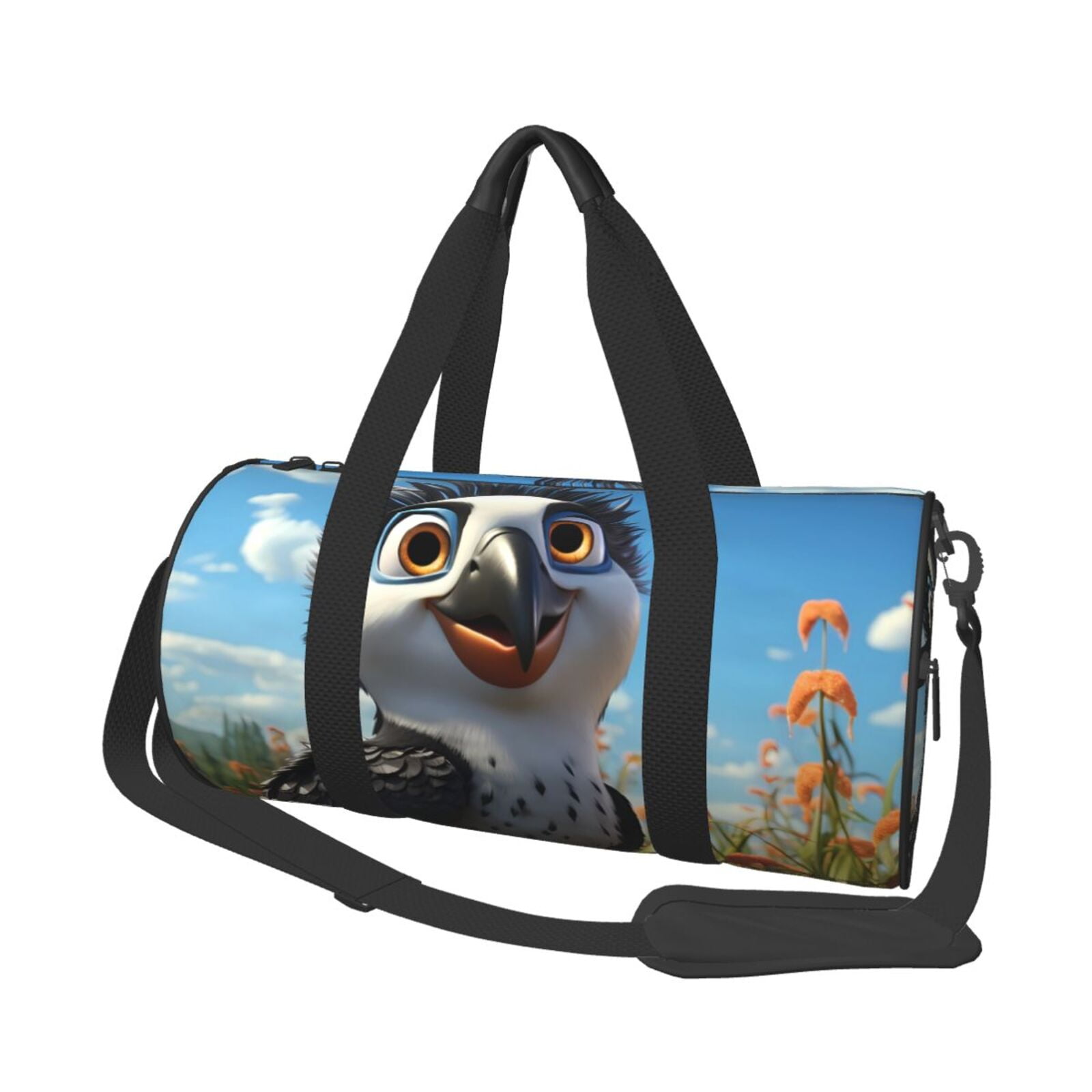 Easygdp Joyful Animated Bird Travel Duffle Bag,Carry on Bag Travel Bags ...