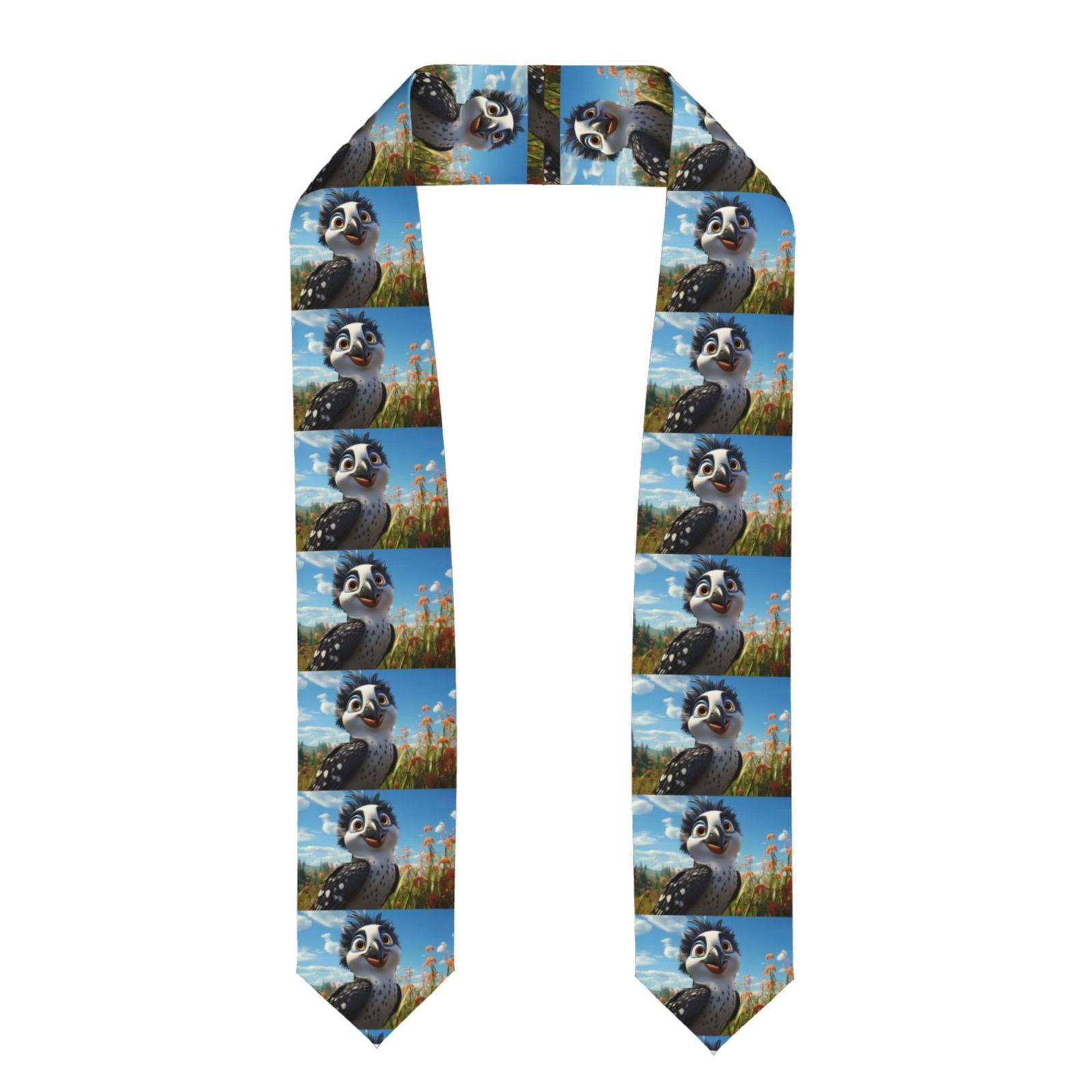 Easygdp Joyful Animated Bird Unisex Adult Graduation Stole Shawl 36 ...