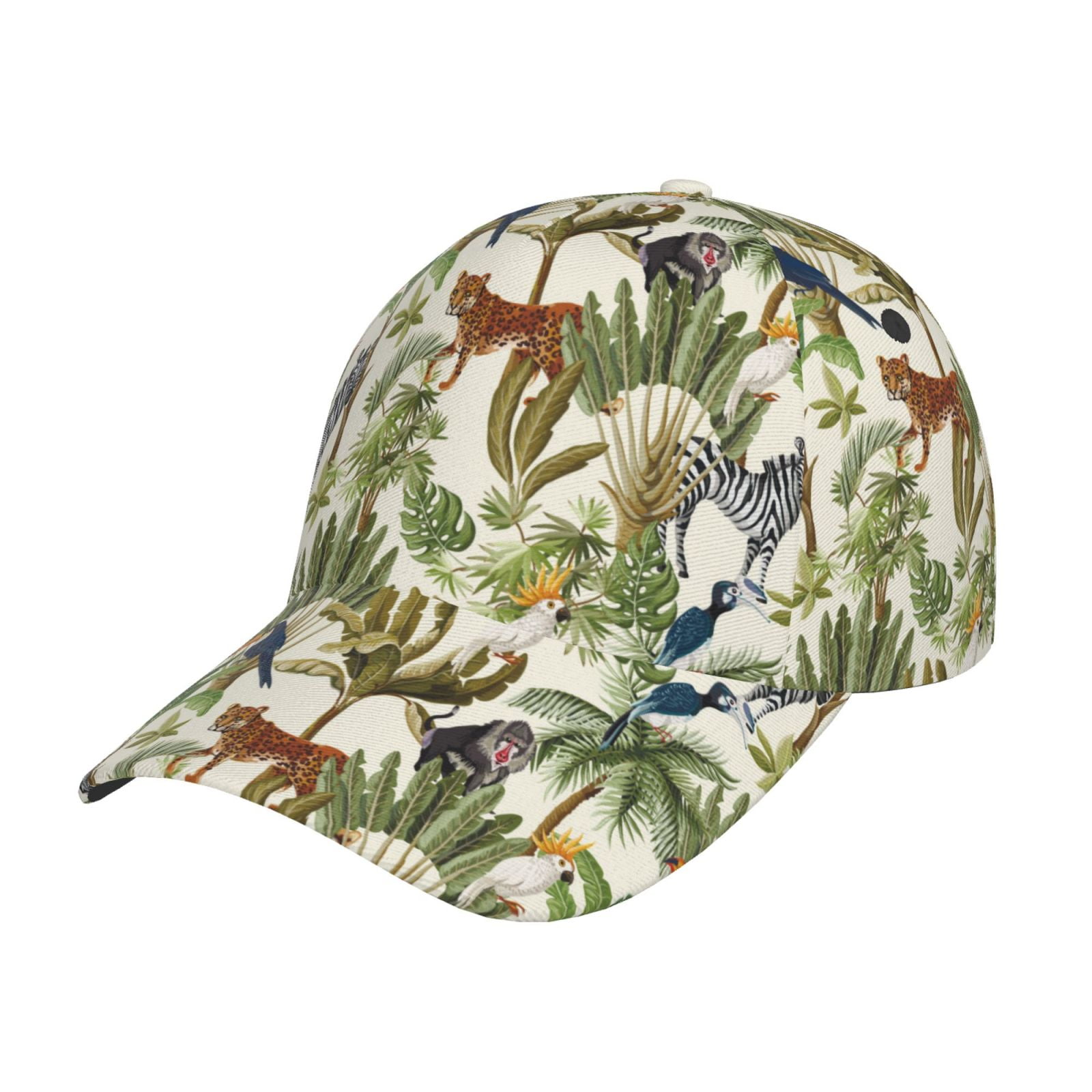 Easygdp Jungle Animals Baseball Cap with Adjustable Buckle ...