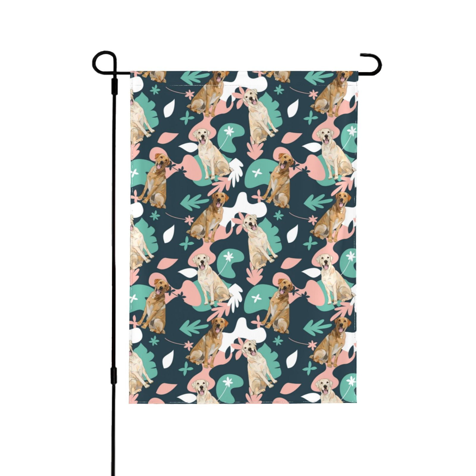 Easygdp Labrador Retriever Dog Garden Flag Yard Flag Welcome Flag ...