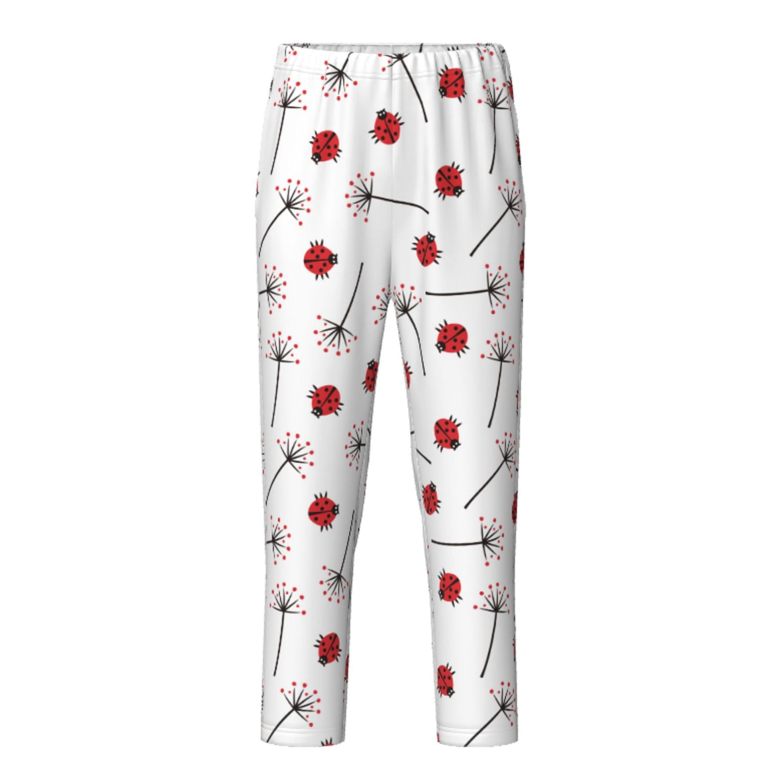 Easygdp Ladybug With Dandelion Boys Girls Pajama Pants Long Sleep Pants ...