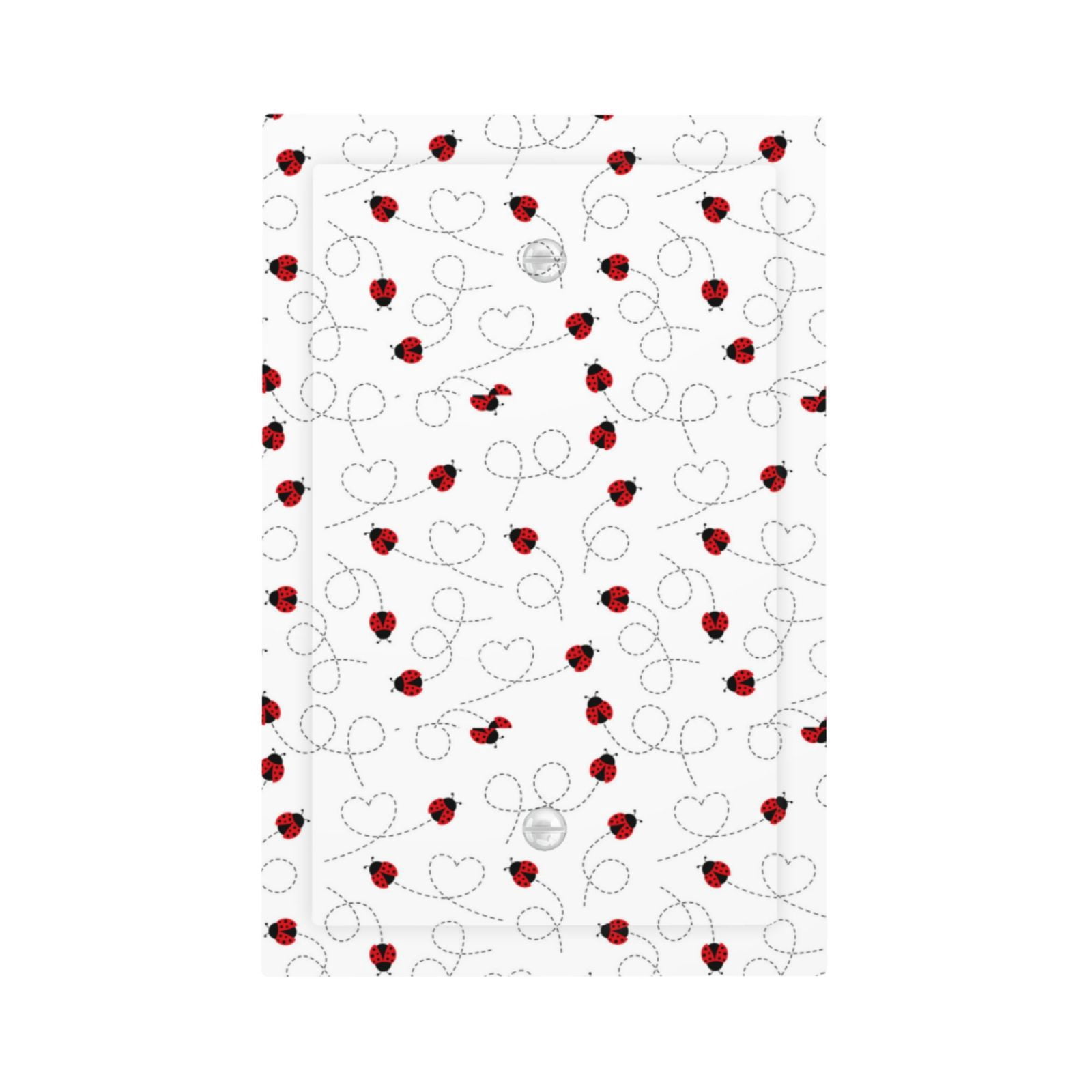 Easygdp Ladybugs Flying On Dotted Route Decorator Light Switch or ...