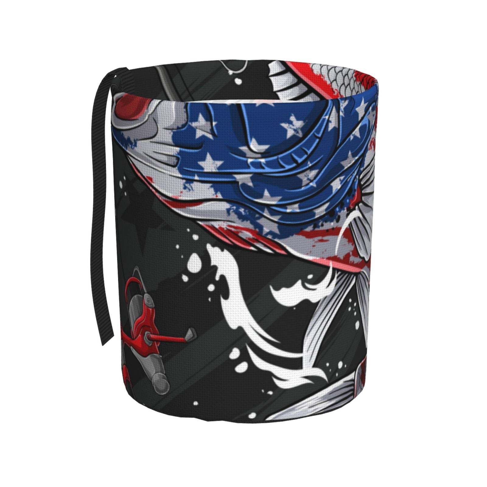 Easygdp Largemouth Bass Fish in USA Car Trash Can Garbage Car ...