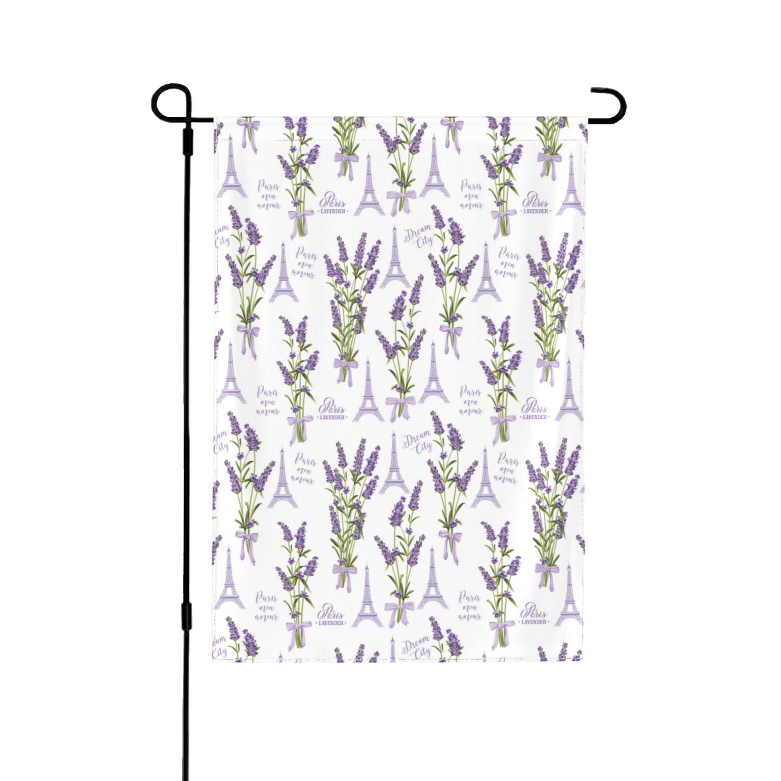 Easygdp Lavender Flowers Garden Flag Yard Flag Welcome Flag, Double ...