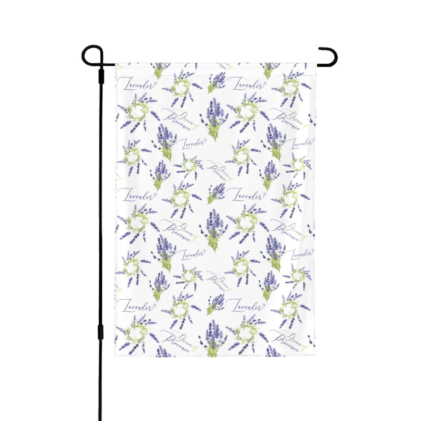 Easygdp Lavender Flowers Garden Flag Yard Flag Welcome Flag, Double ...