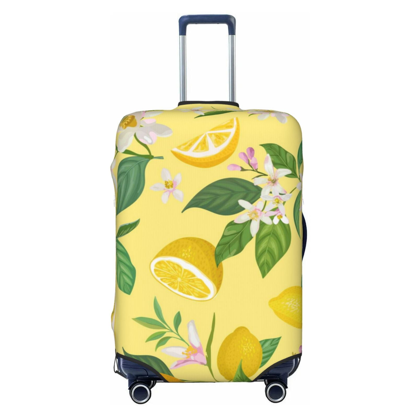 Easygdp Lemon Print Elastic and Washable Suitcase Protective Cover with ...