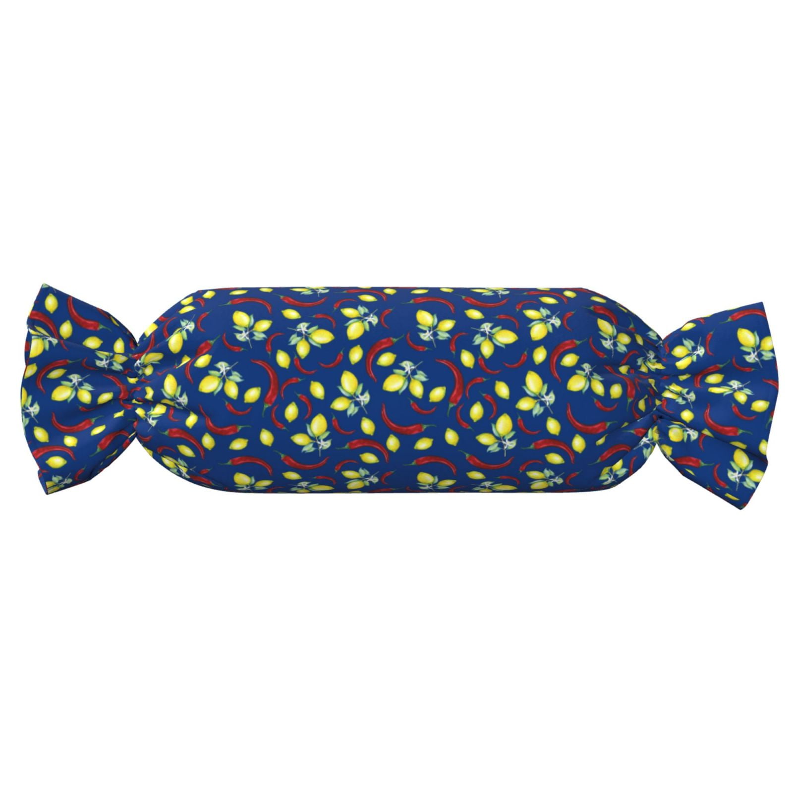 Easygdp Lemons And Chili Candy Pillow Cylindrical Pillows Sofa Pillow ...