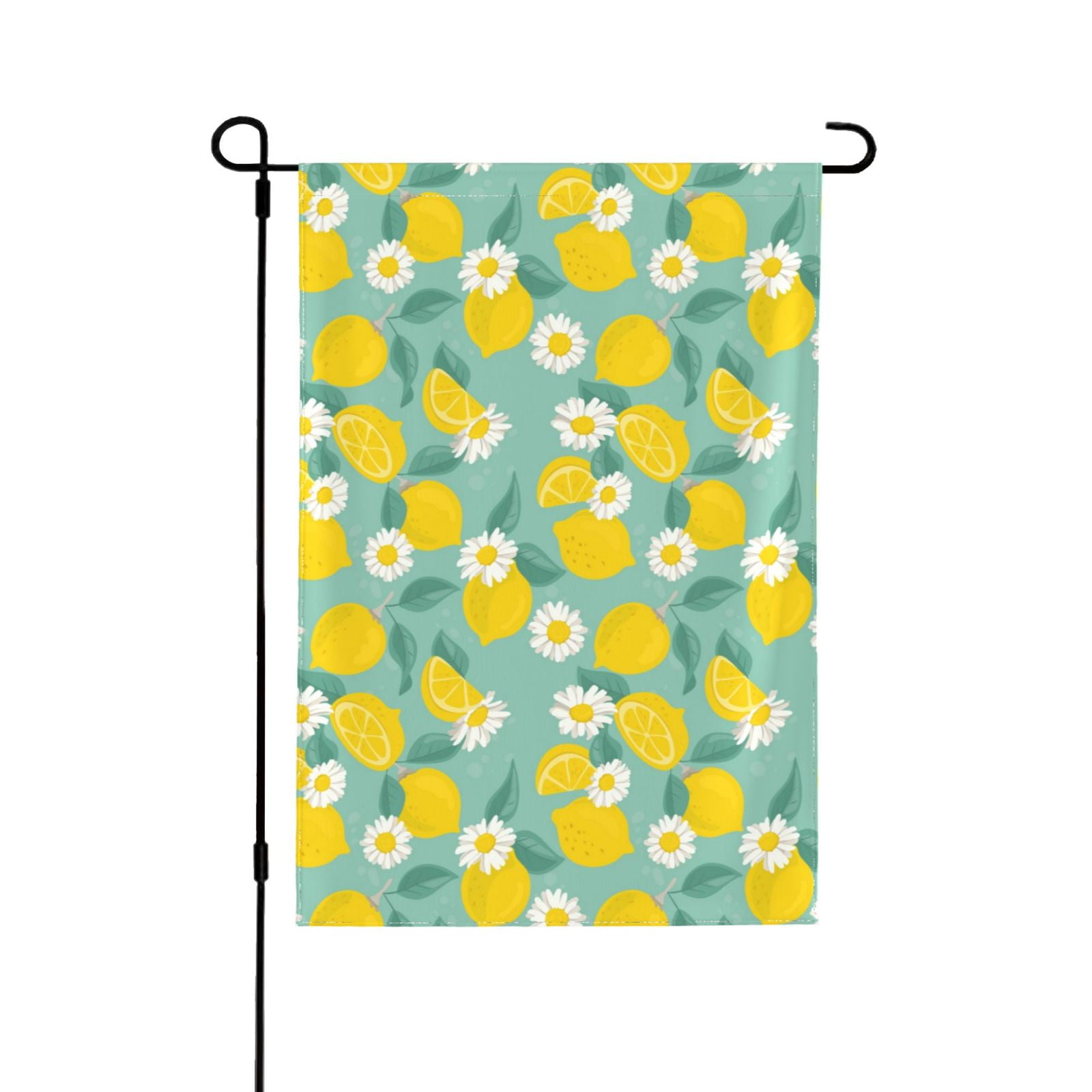 Easygdp Lemons Chamomile Flowers And Leaves Garden Flag Yard Flag ...