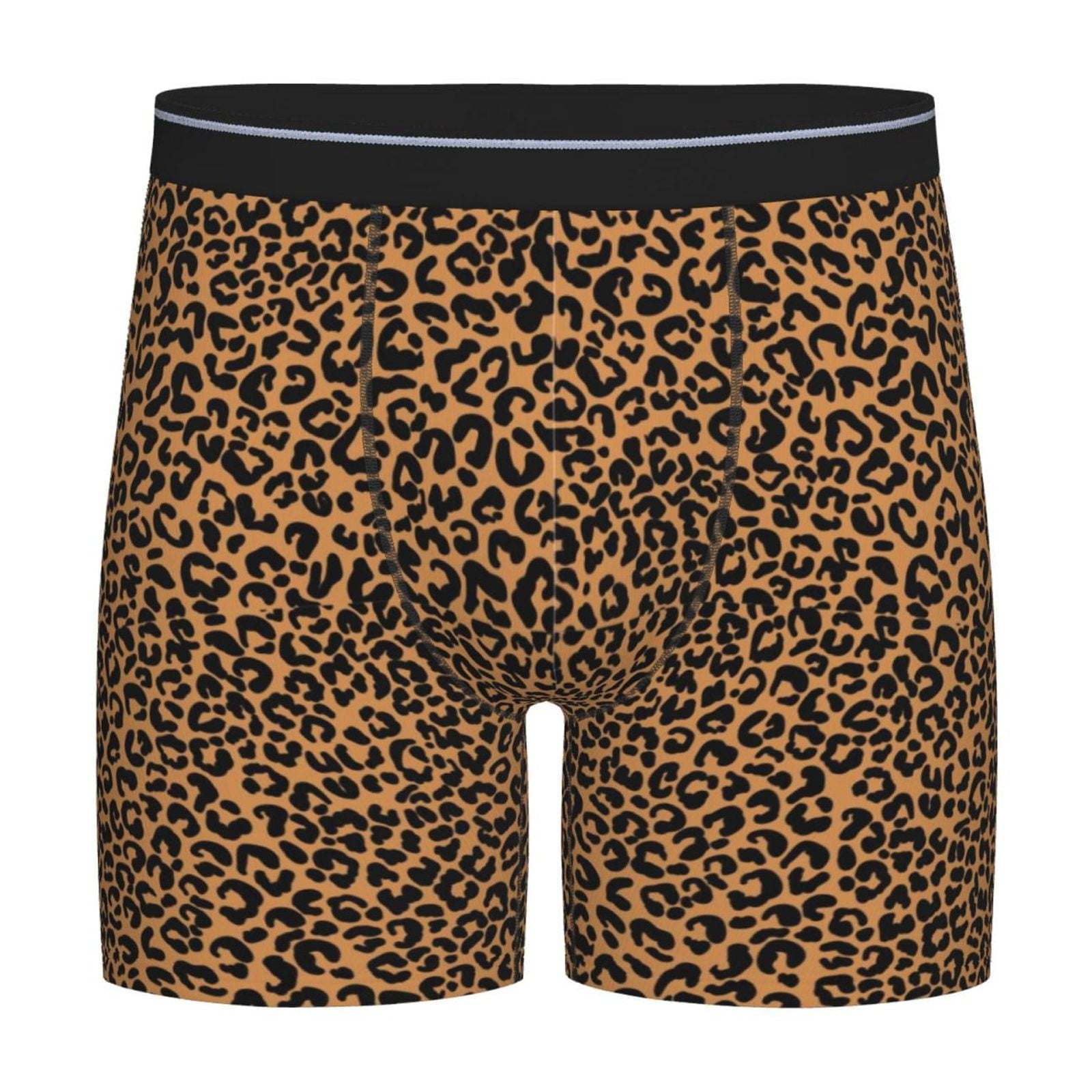 Easygdp Leopard Men's Boxer Briefs Men’s Underwear Boxer Briefs for Men ...