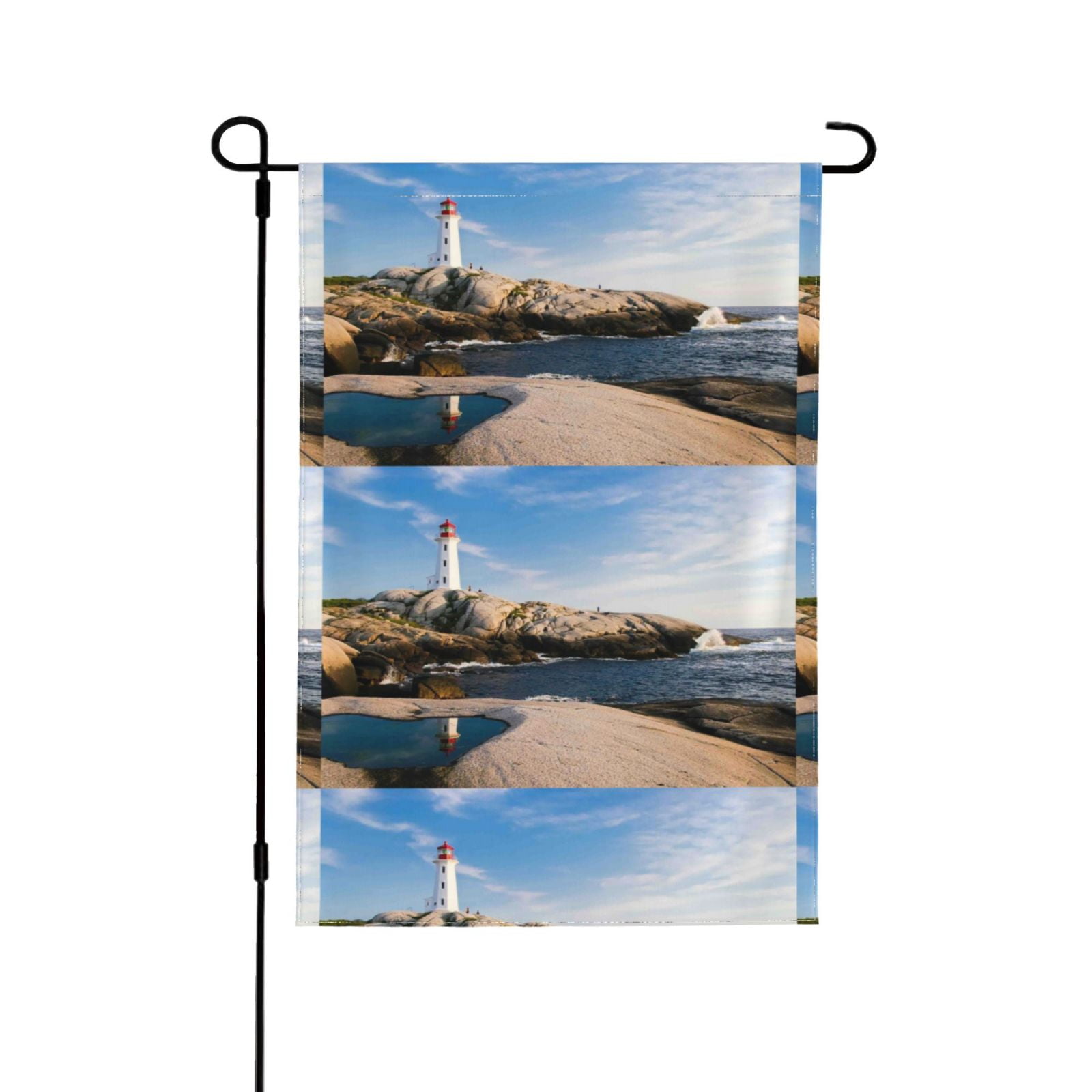 Easygdp Lighthouse Garden Flag Yard Flag Welcome Flag, Double-Sided ...