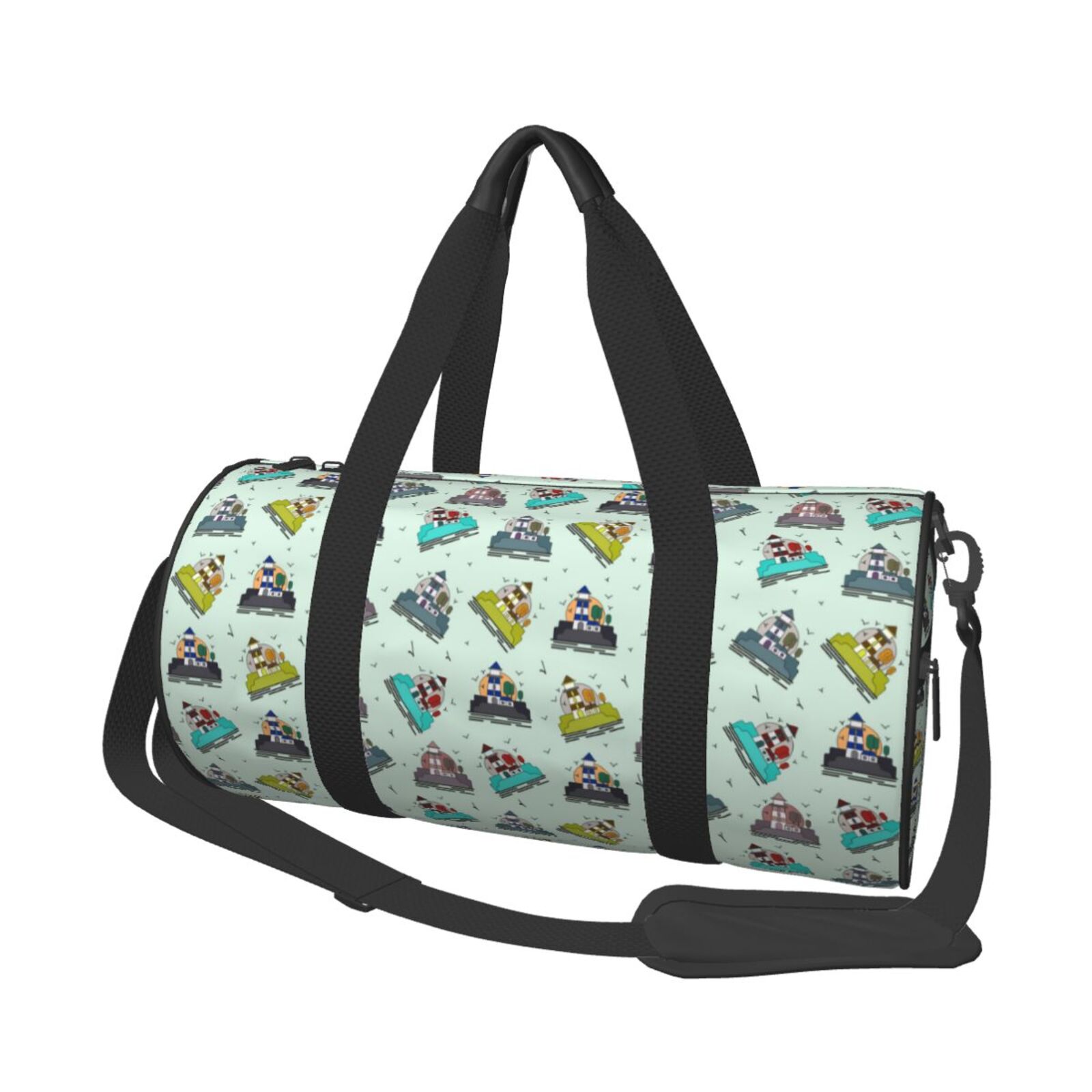 Easygdp Lighthouse Travel Duffle Bag,Carry on Bag Travel Bags Gym Bag ...