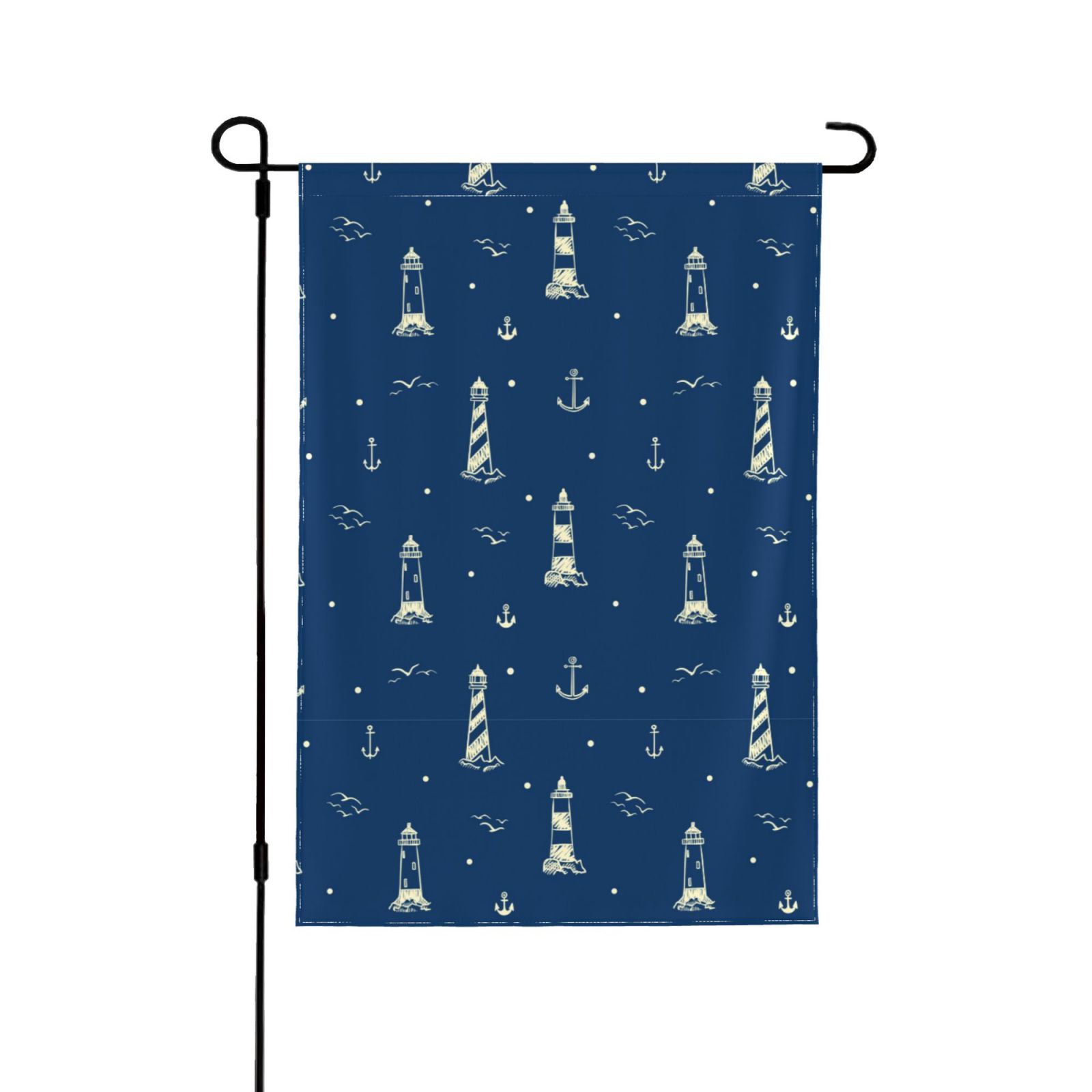 Easygdp Lighthouses and Anchors Garden Flag Yard Flag Welcome Flag ...