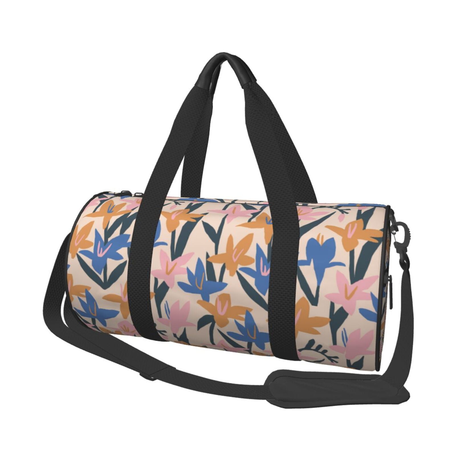 Easygdp Lilies Flowers Travel Duffle Bag,Carry on Bag Travel Bags Gym ...