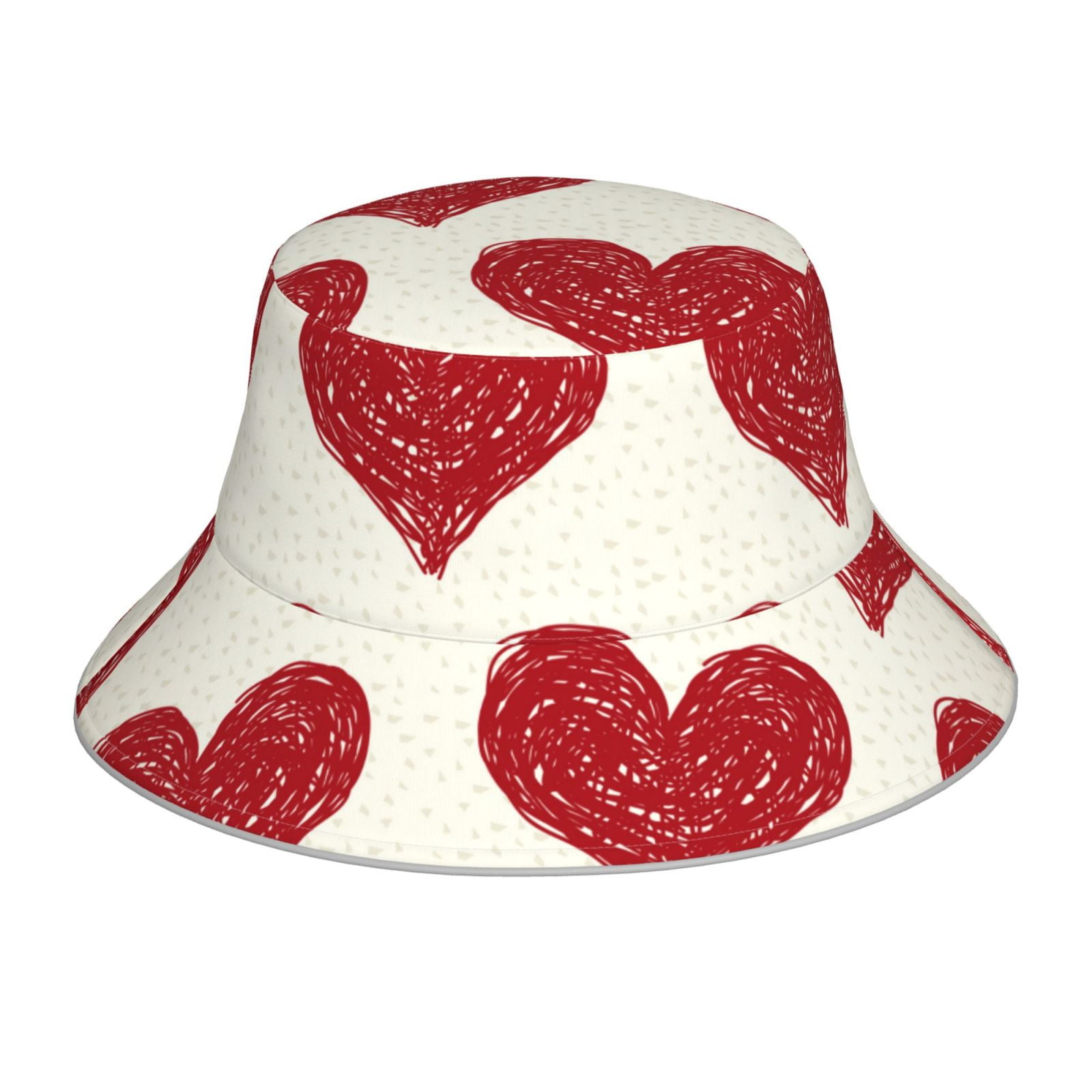 Easygdp Love Double-Sided Reflective Fisherman Hat for Outdoor and ...