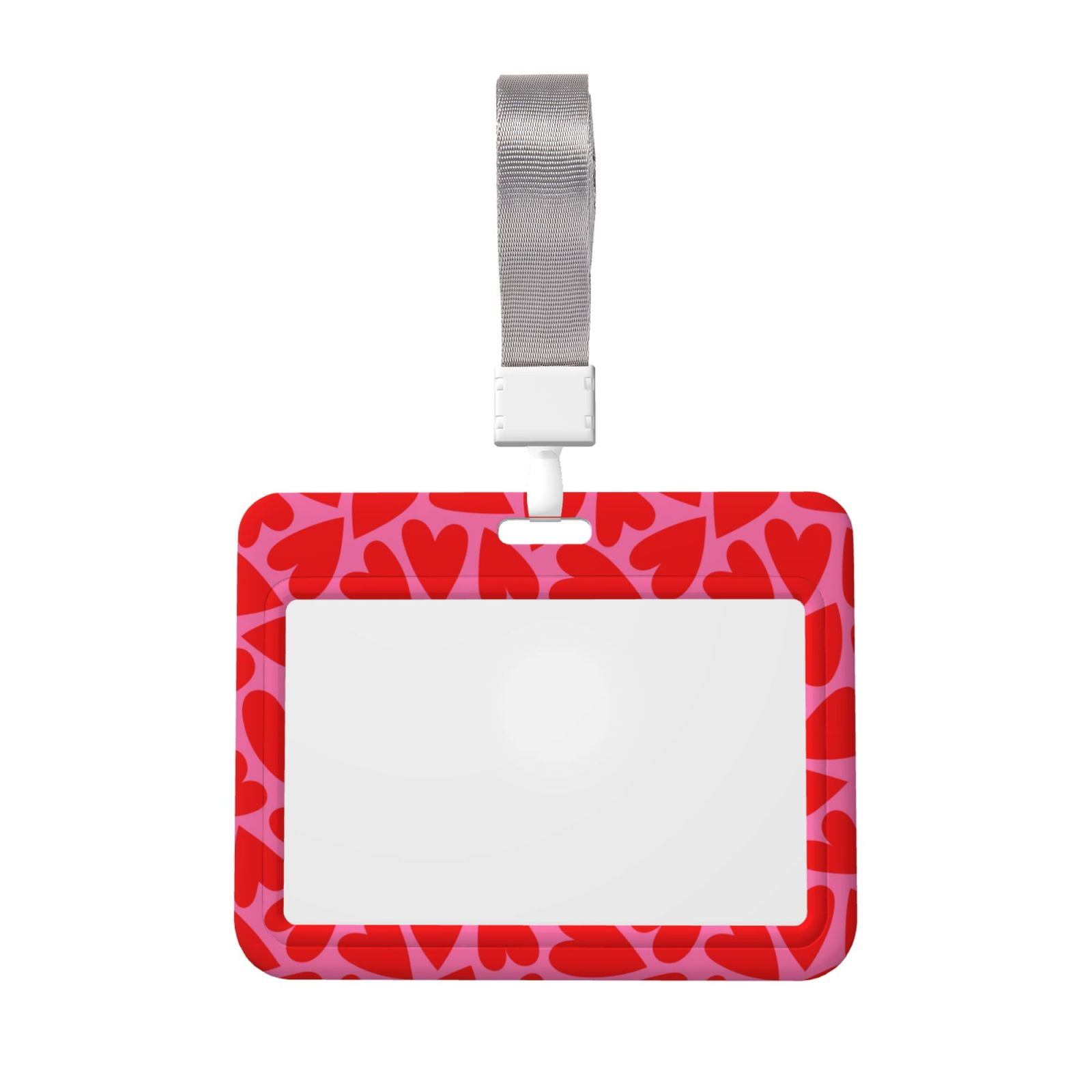 Easygdp Love Heart Card Badge Holder Work Badge Sleeve for Office ...