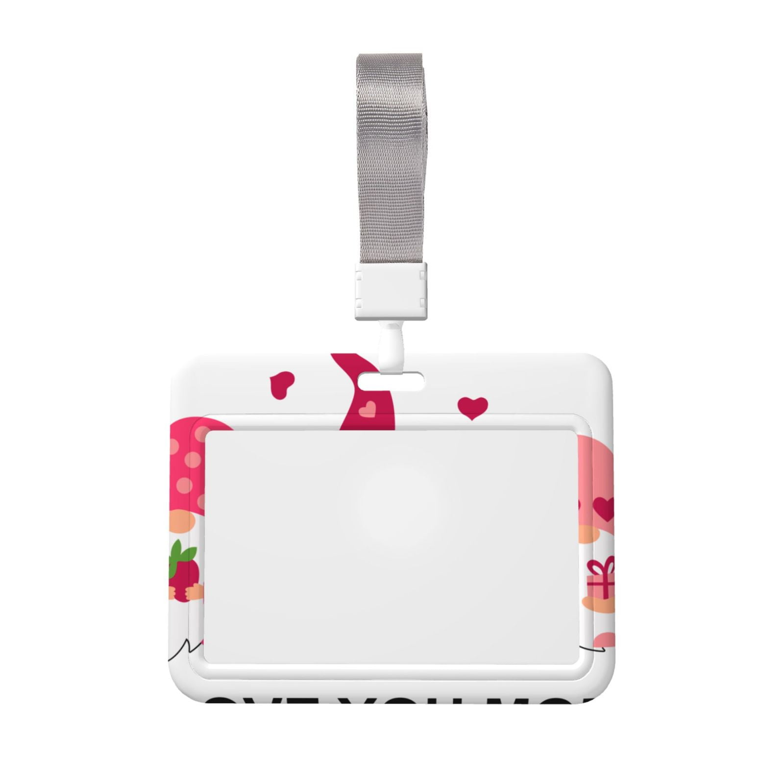 Easygdp Love You Mom Card Badge Holder Work Badge Sleeve for Office ...