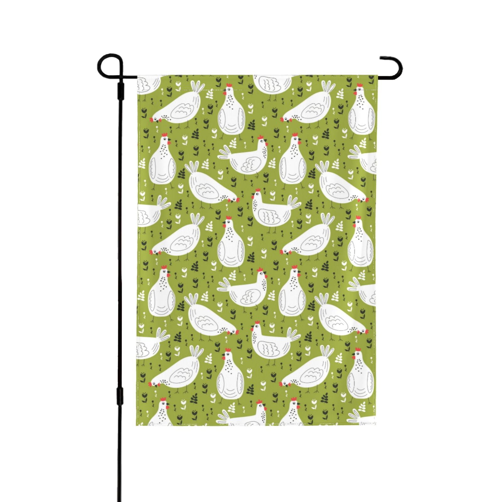 Easygdp Lovely Chickens Garden Flag Yard Flag Welcome Flag, Double ...