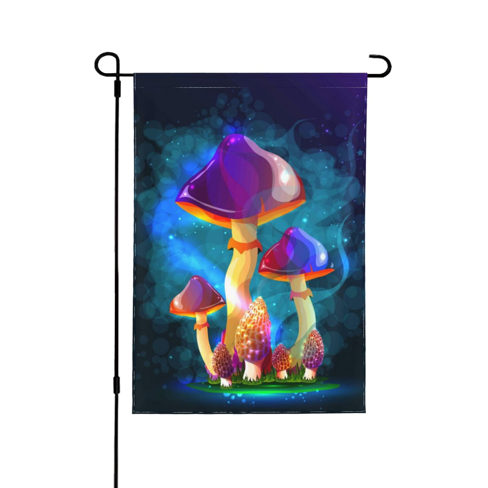Easygdp Magic Mushrooms ,Fireflies Garden Flag Yard Flag Welcome Flag ...