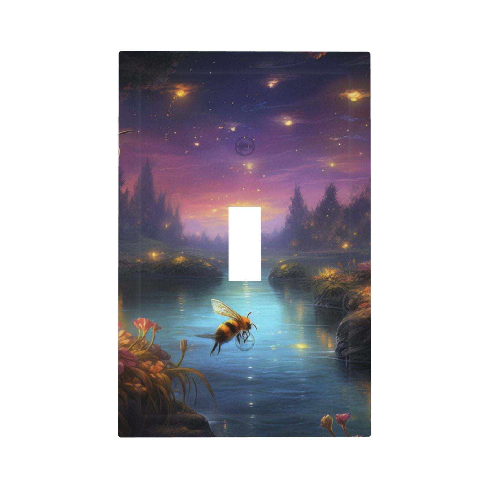 Easygdp Magical Bees Twilight River Decorator Light Switch or ...