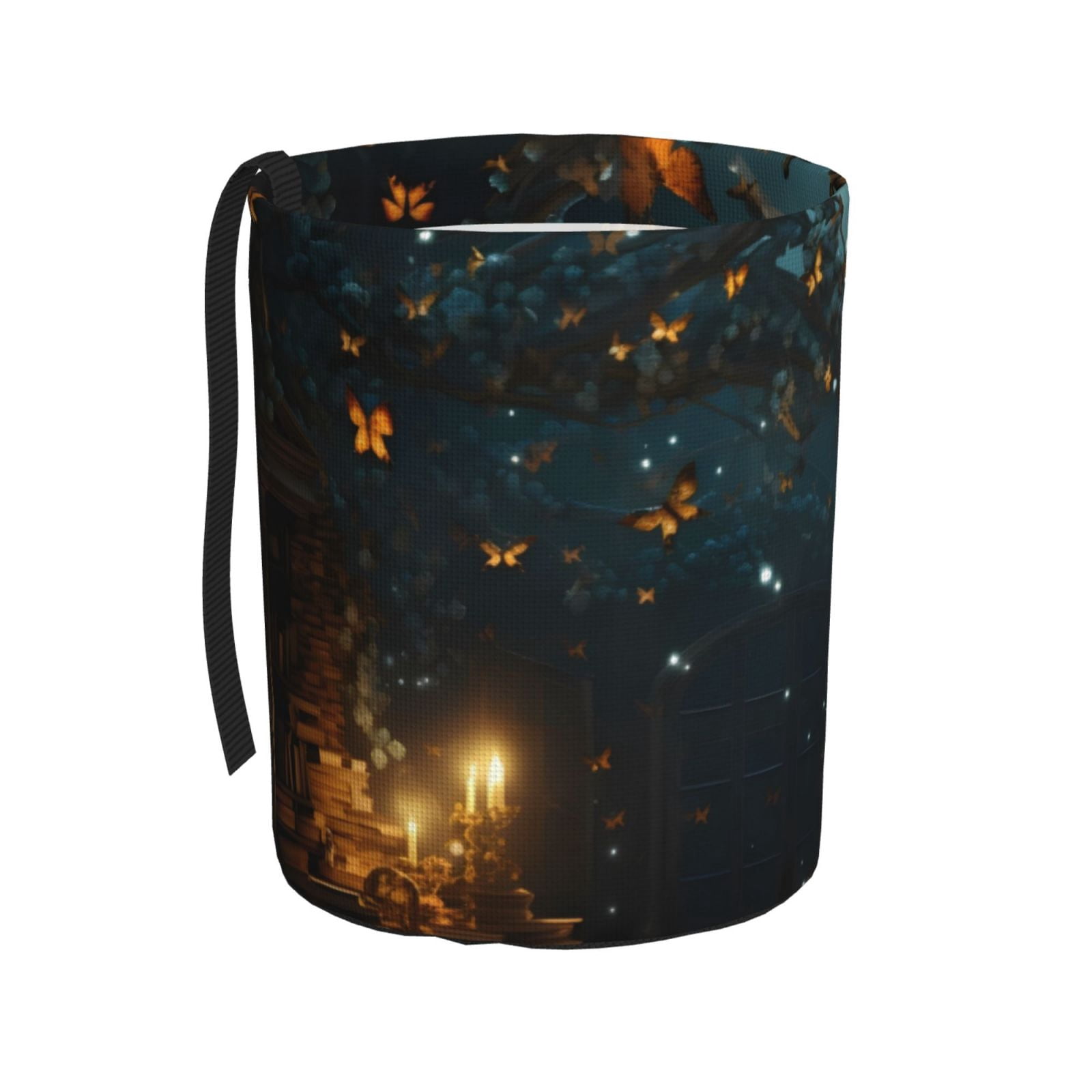 Easygdp Magical Library Butterfly Night Car Trash Can Garbage Car ...