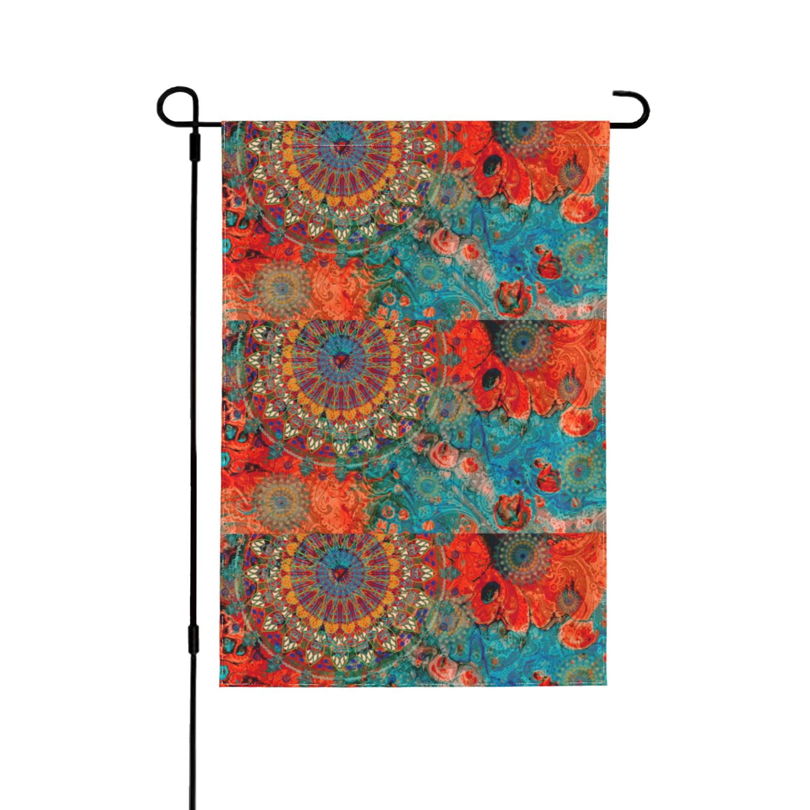 Easygdp Mandala Colorful Garden Flag Yard Flag Welcome Flag, Double ...