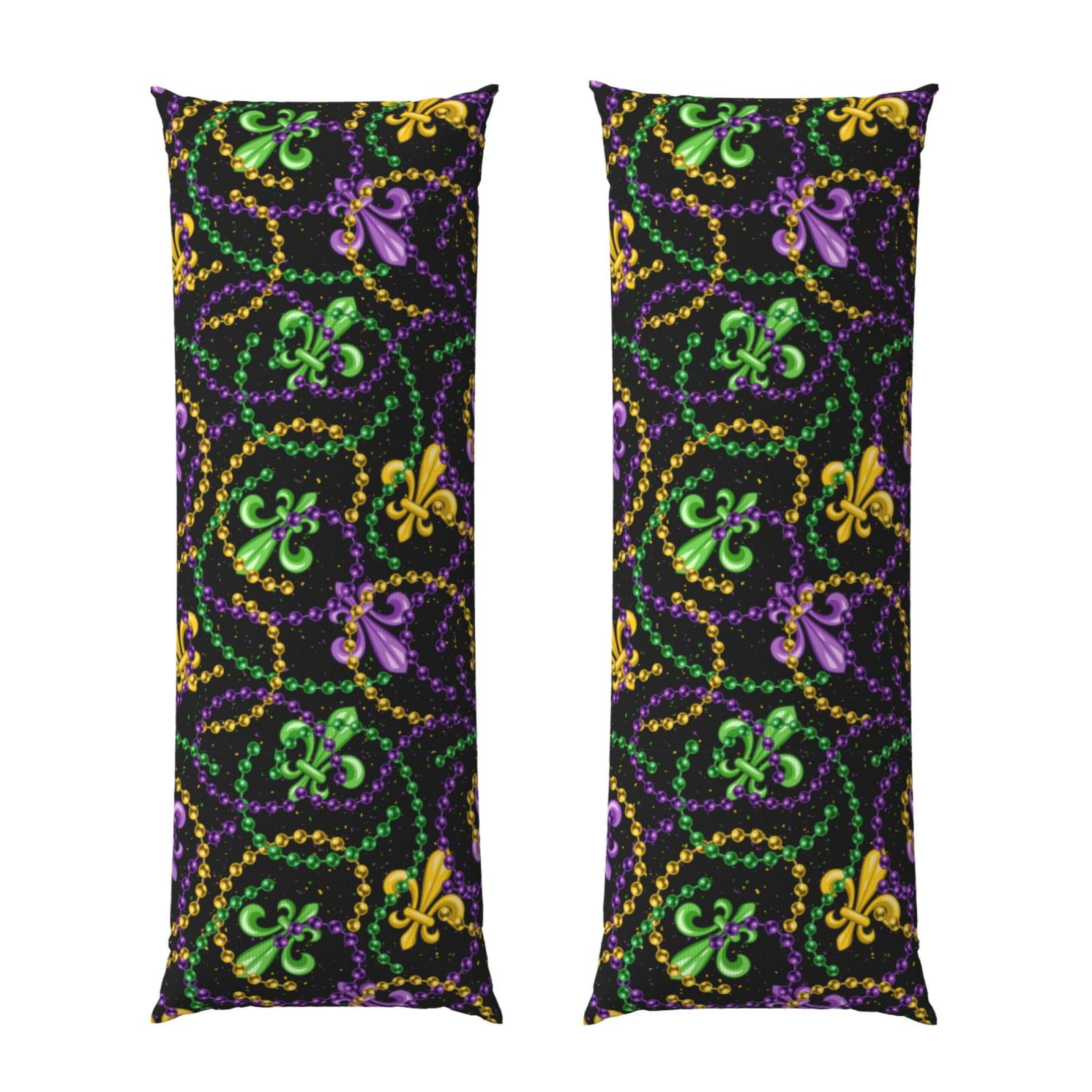 Easygdp Mardi Gras6 Long Body Pillowcase - Super Soft Microfiber Body ...