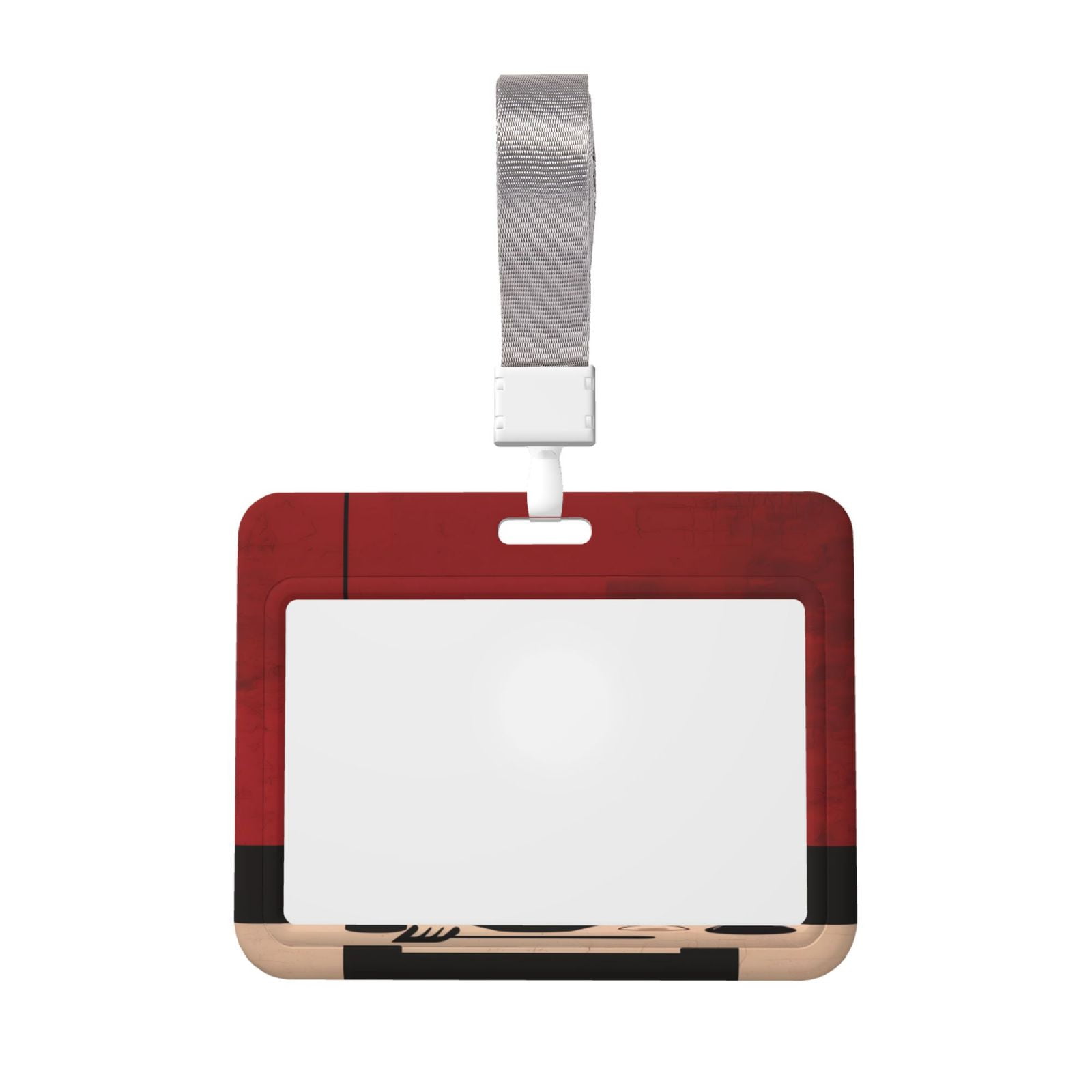 Easygdp Minimalist Romantic Dinner Card Badge Holder Work Badge Sleeve ...