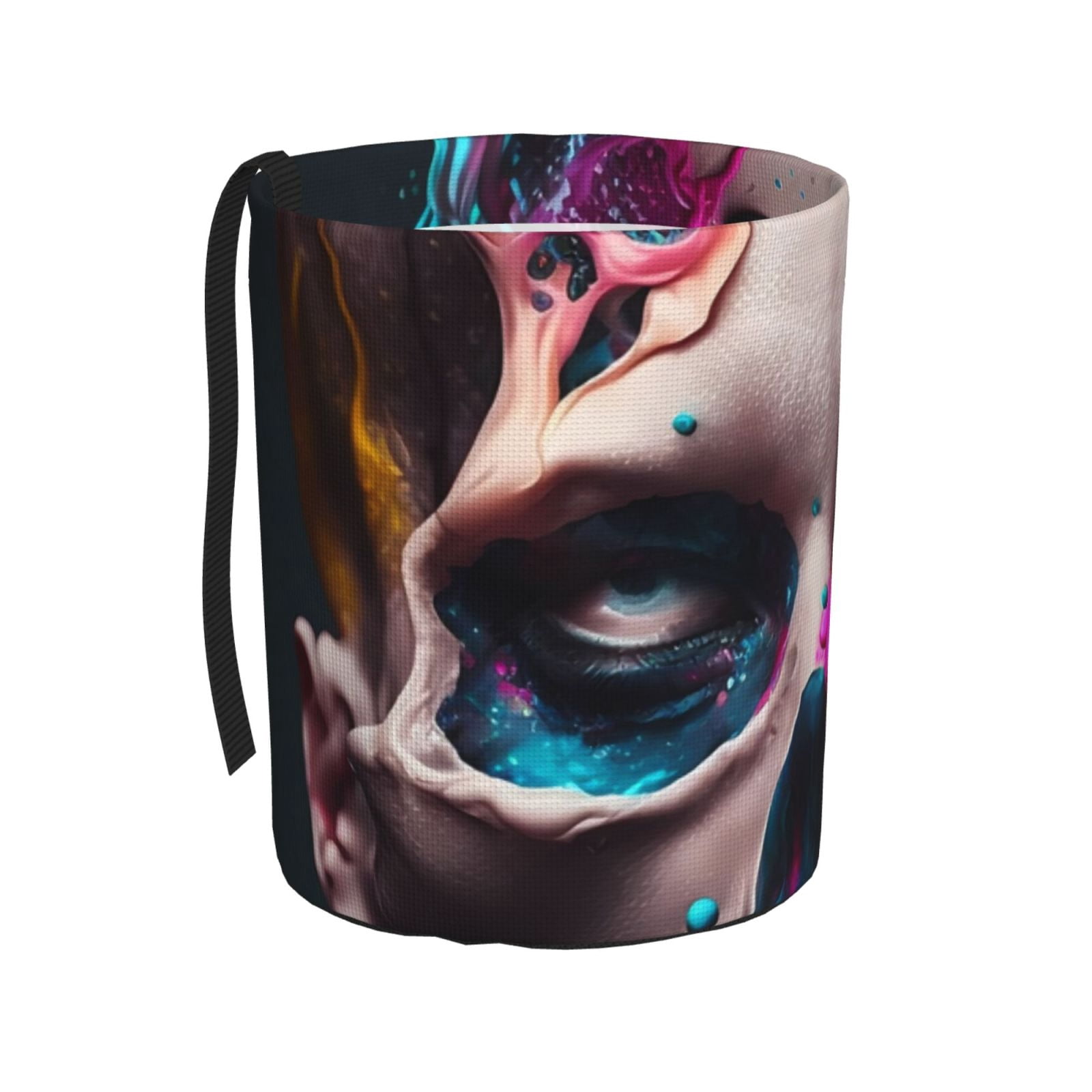 Easygdp Modern Abstract Colorful Skull B Car Trash Can Garbage Car ...