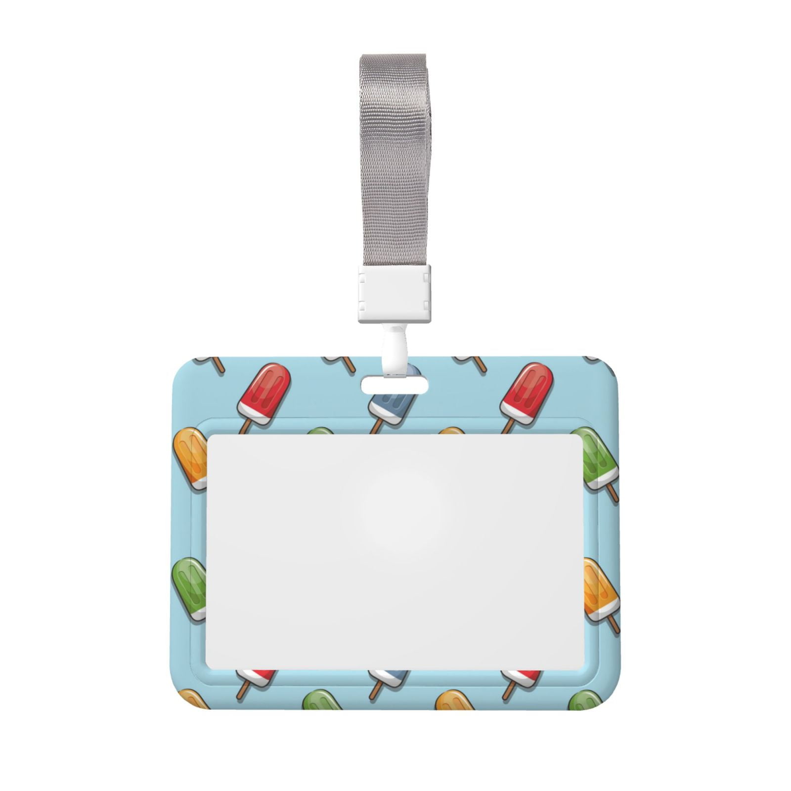 Easygdp Modern Ice Cream Card Badge Holder Work Badge Sleeve for Office ...