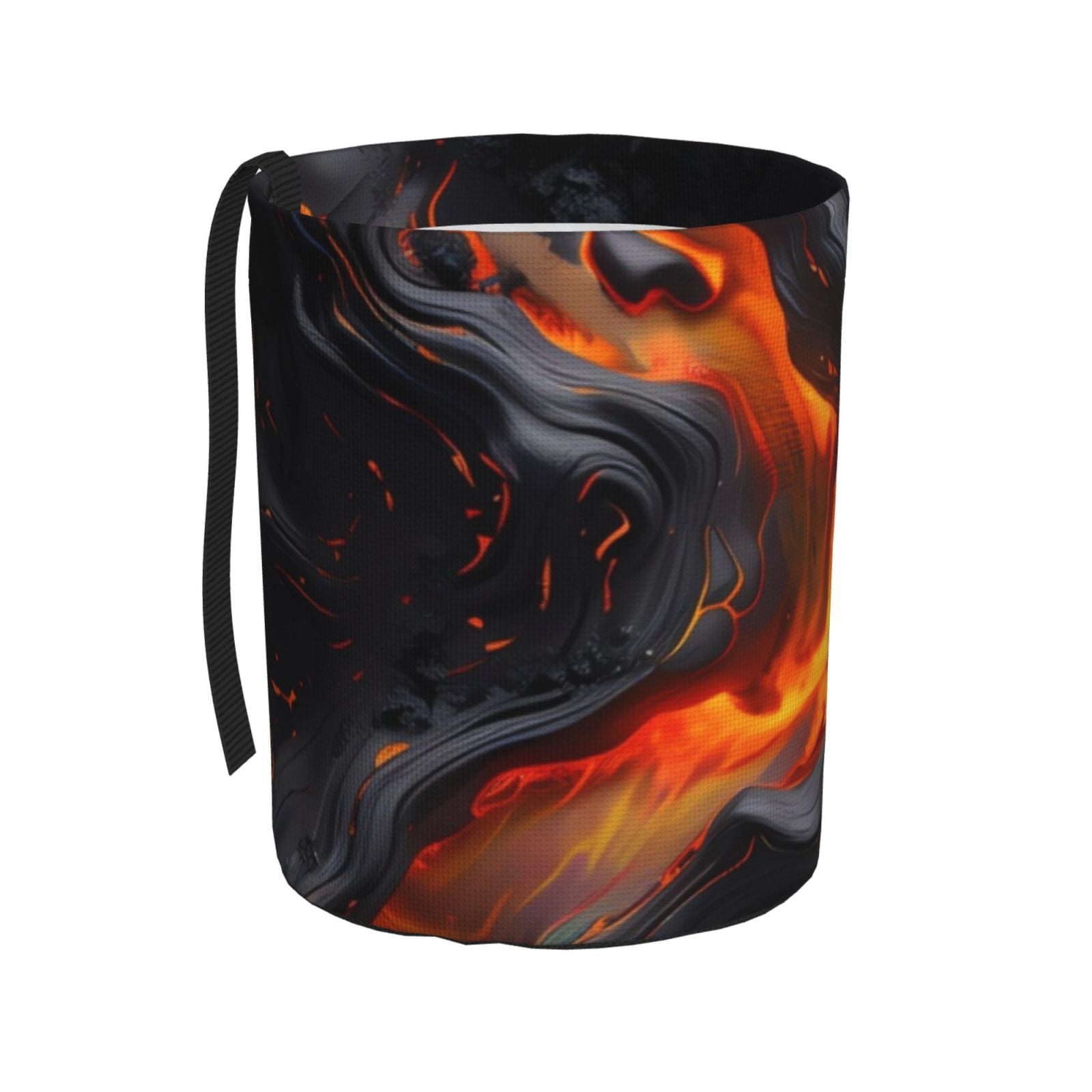 Easygdp Molten Lava Abstract Flow Car Trash Can Garbage Car Accessories Trash Can Car Waste Bin ...