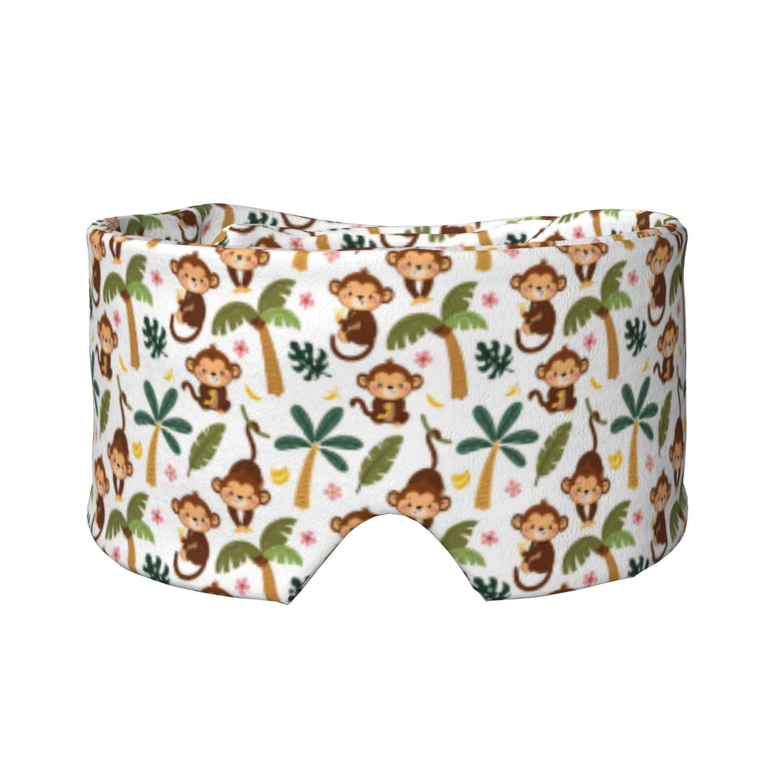 Easygdp Monkeys Swinging from Palms Sleep Mask - Eye Mask for Sleeping ...