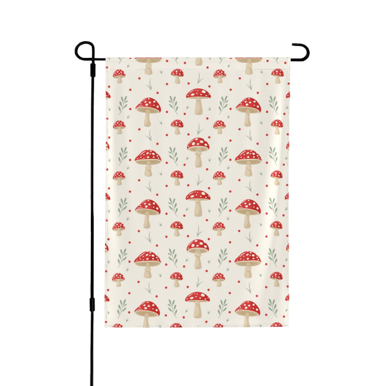 Easygdp Mushroom Garden Flag Yard Flag Welcome Flag, Double-Sided ...
